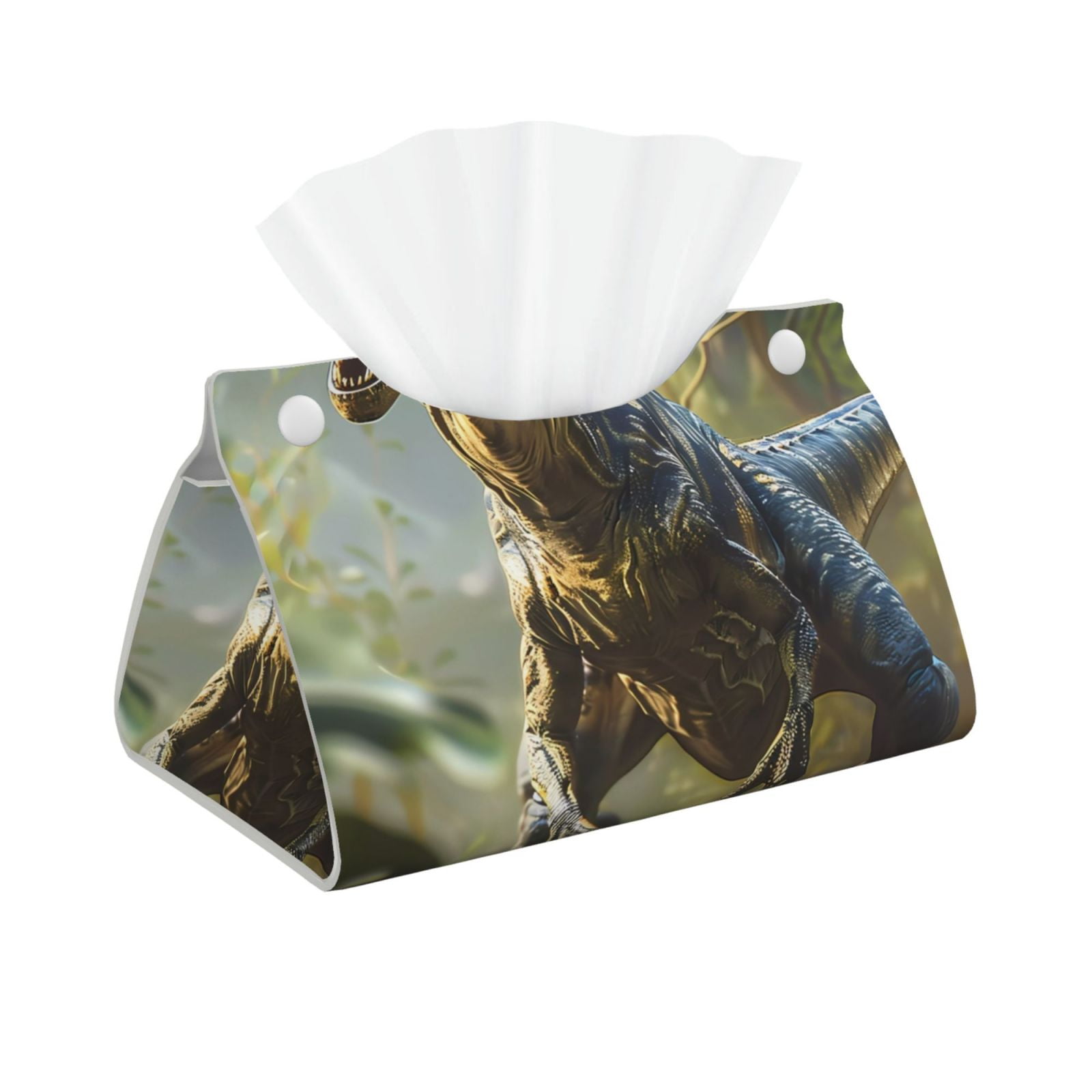 Logiee Ferocious Dinosaur Print Tissue Box Cover,Stylish Tissue Box ...