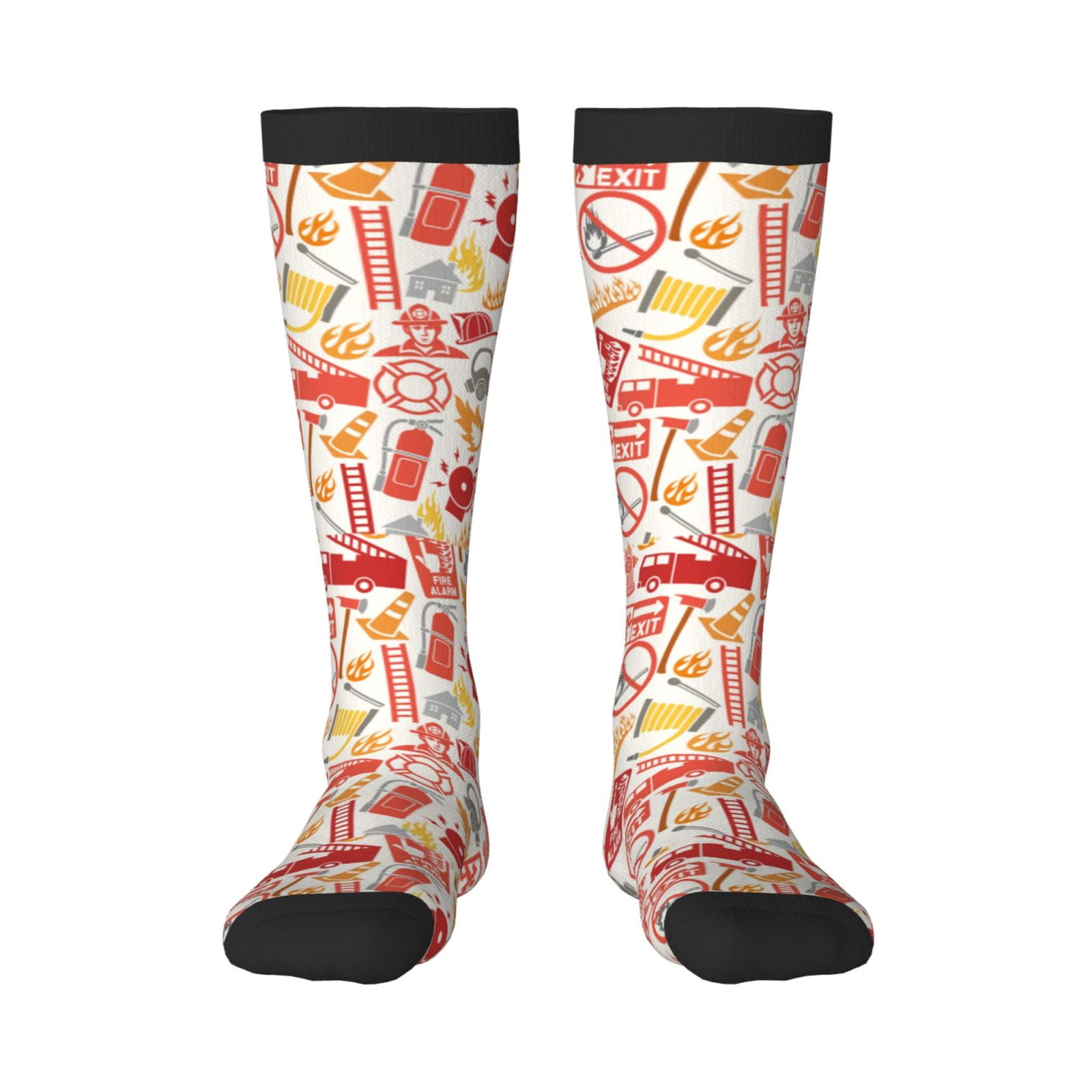 Logiee Firefighter Icons Print Gift Stocking Stuffers,Adult Stockings ...