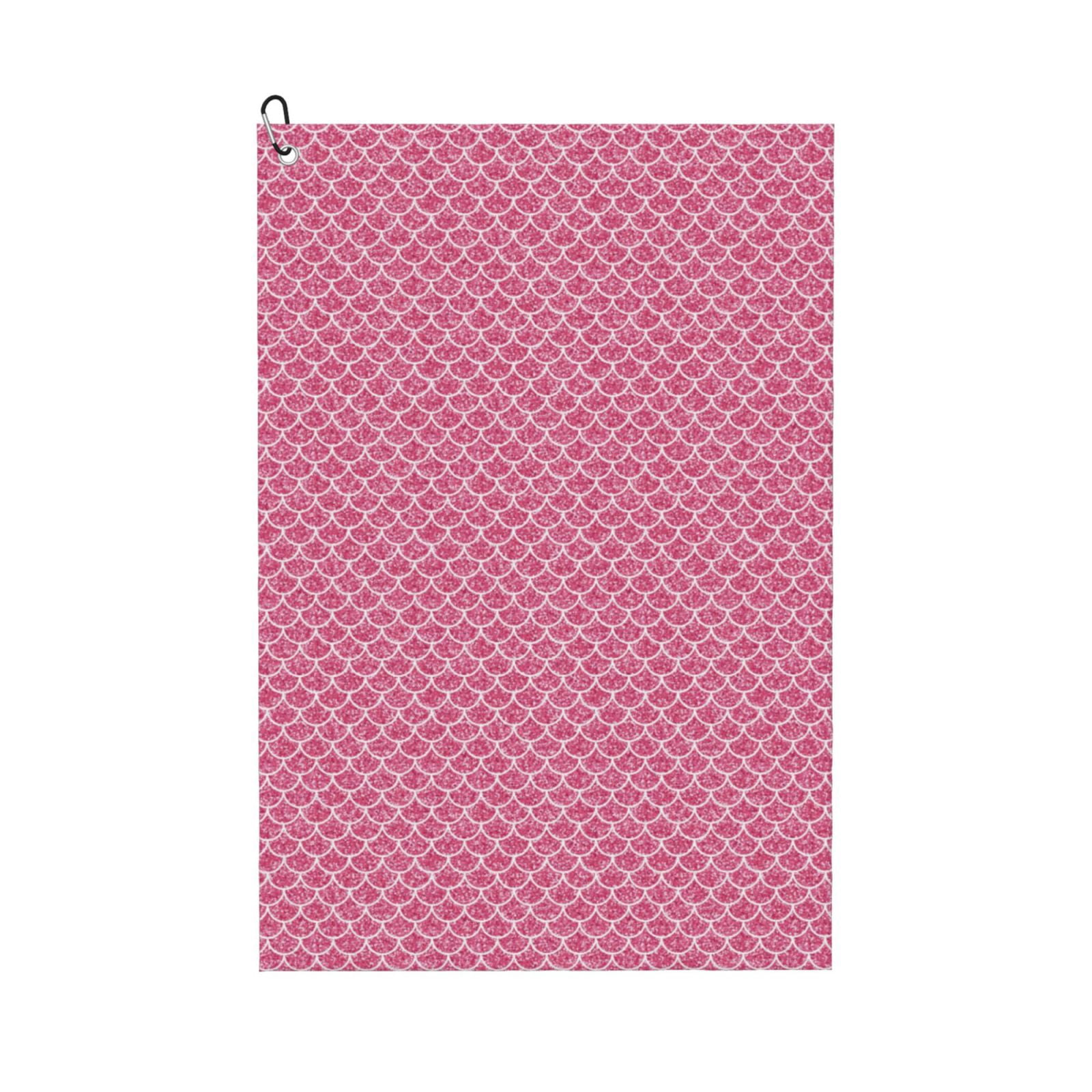 Logiee Fish Scales Print Golf Towels,16" x 24" Portable Golf Towel for ...