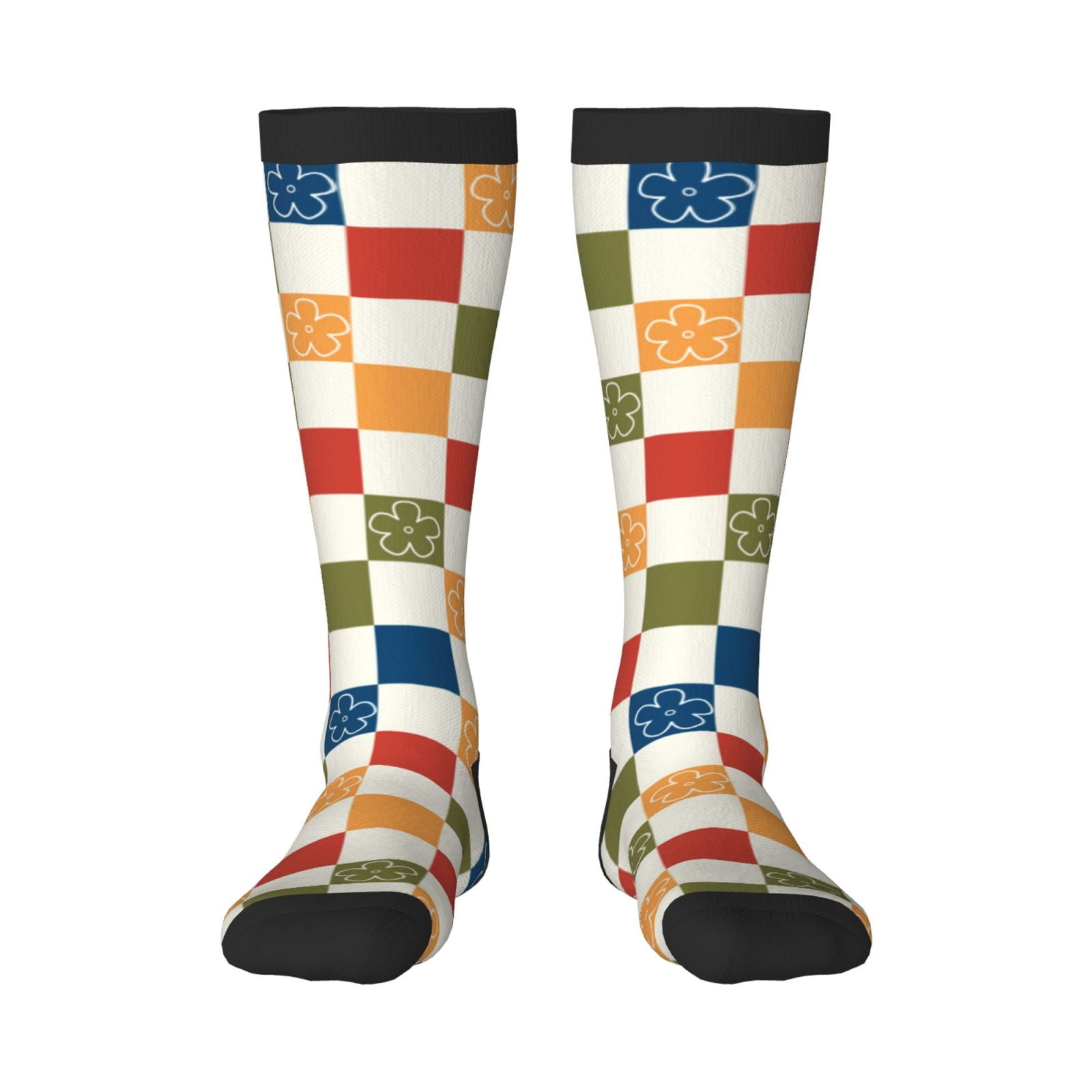 Logiee Floral Checkerboard Print Gift Stocking Stuffers,Adult Stockings ...