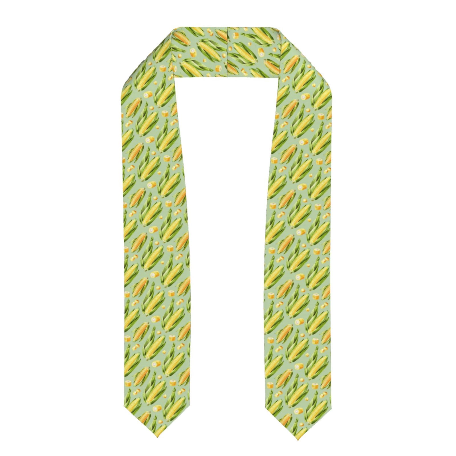 Logiee Fresh Sweet Corn Print Unisex Adult Graduation Stole Shawl 72 ...