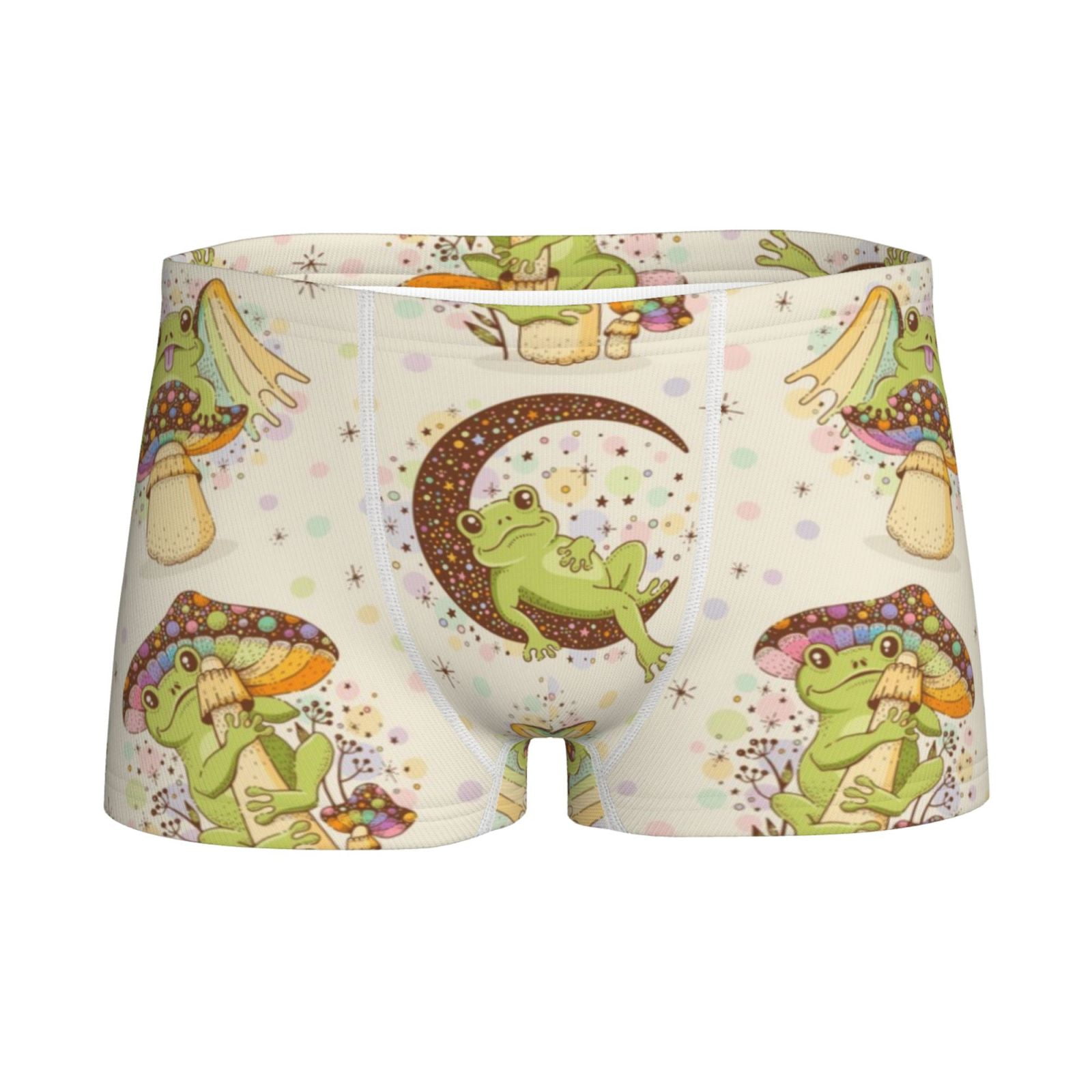 Logiee Frogs Print Boys' Boxer Briefs,Tween Boy Underwear-XX-Small ...