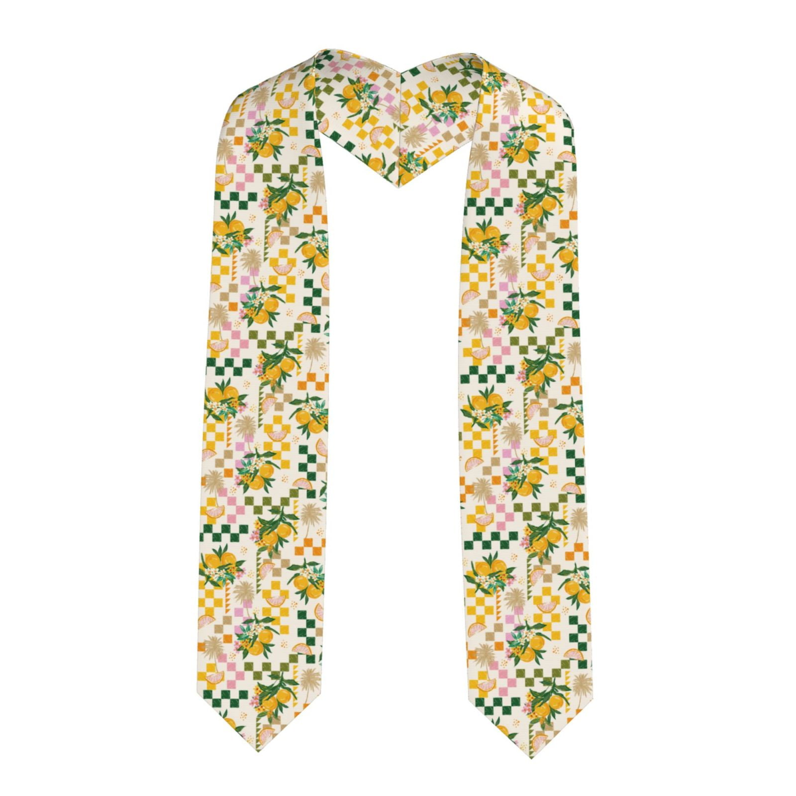 Logiee Fruit Print Unisex Adult Graduation Stole Shawl 72" Long for ...