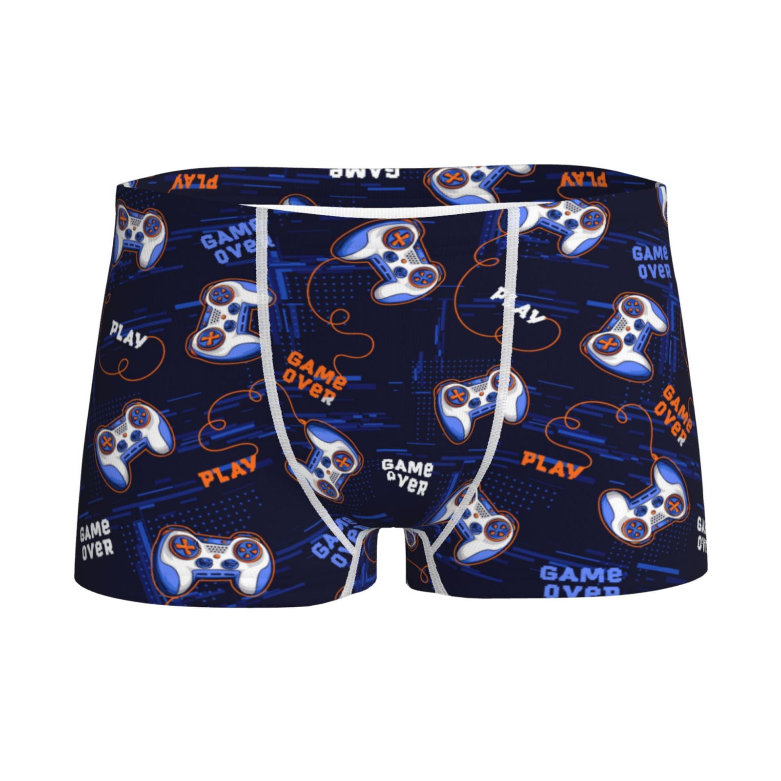 Logiee Game Pads Print Boys' Boxer Briefs,Tween Boy Underwear-Large ...