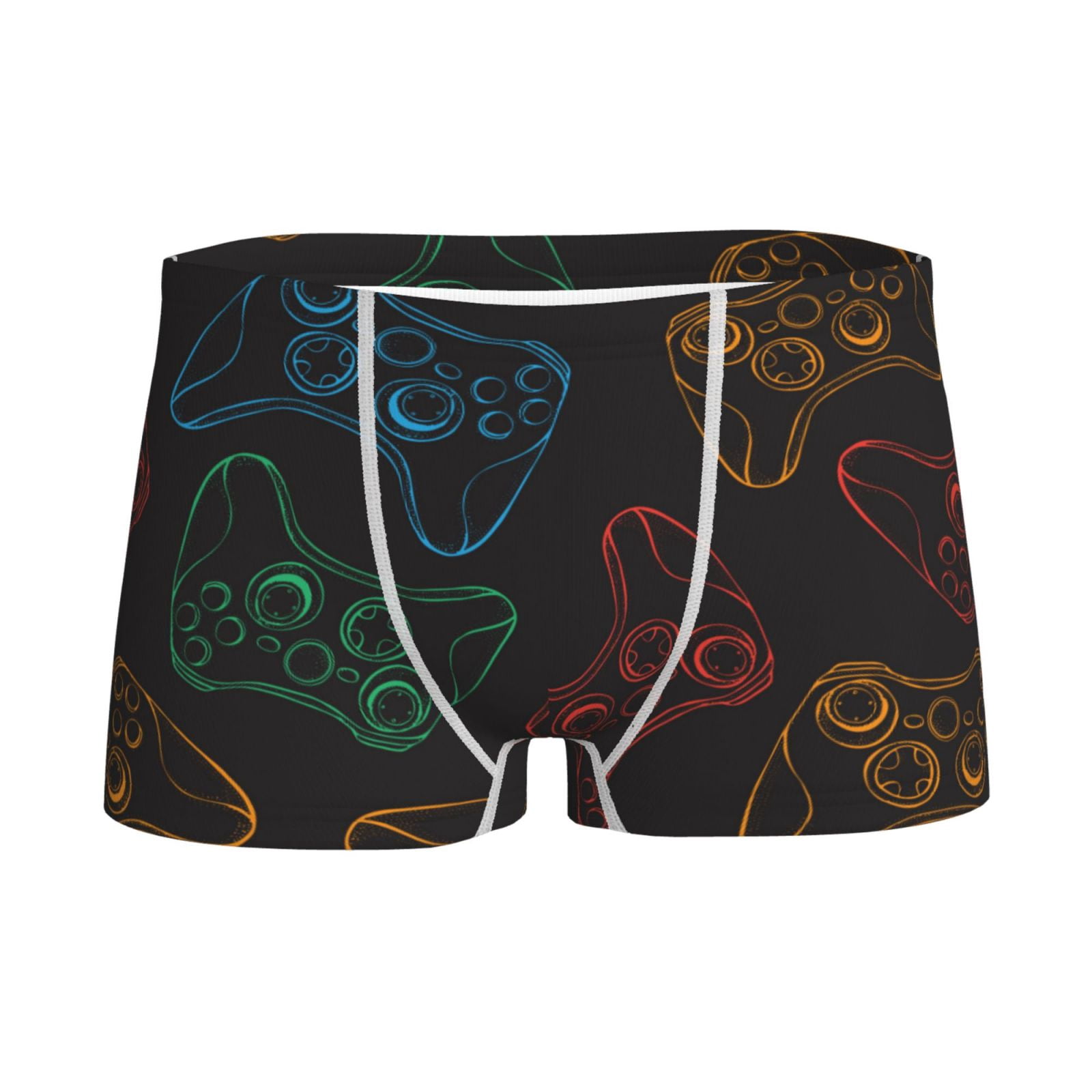 Logiee Gamepad Joystick Game Print Boys' Boxer Briefs,Tween Boy ...