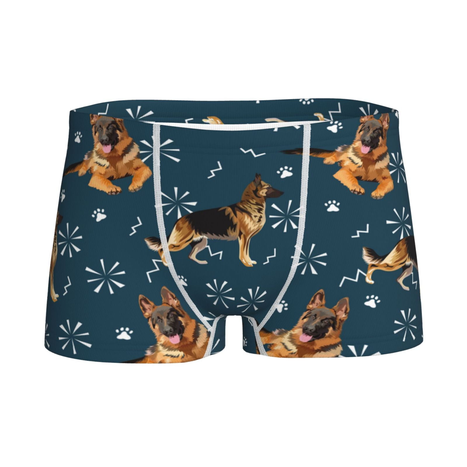 Logiee German Shepherd Dog Print Boys' Boxer Briefs,Tween Boy Underwear ...