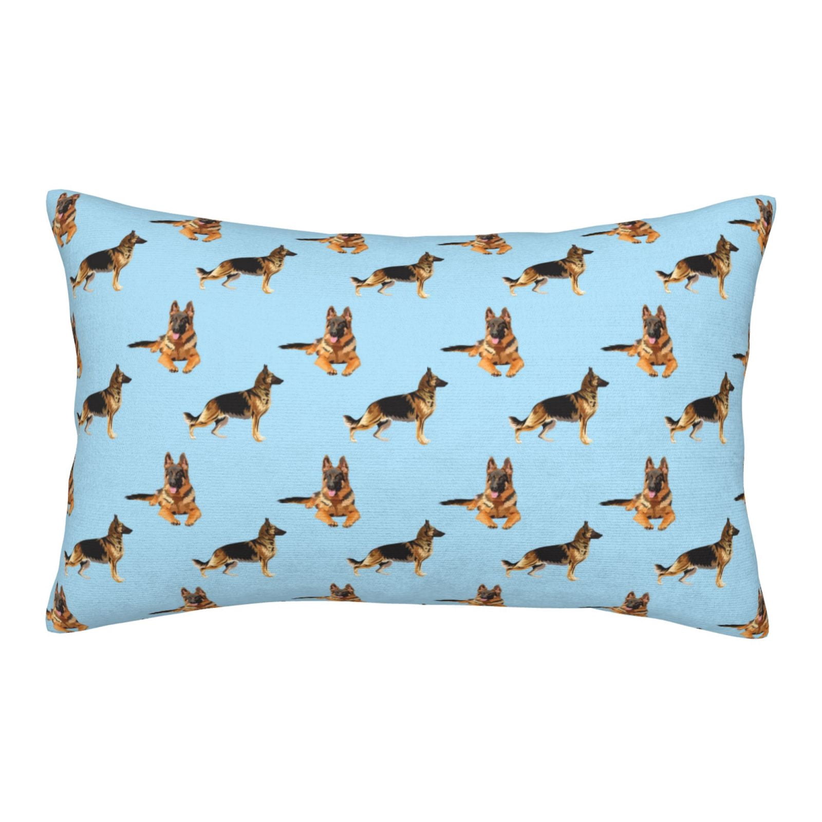 Logiee German Shepherd Dog Print Pillow Case,Throw Pillow Covers ...