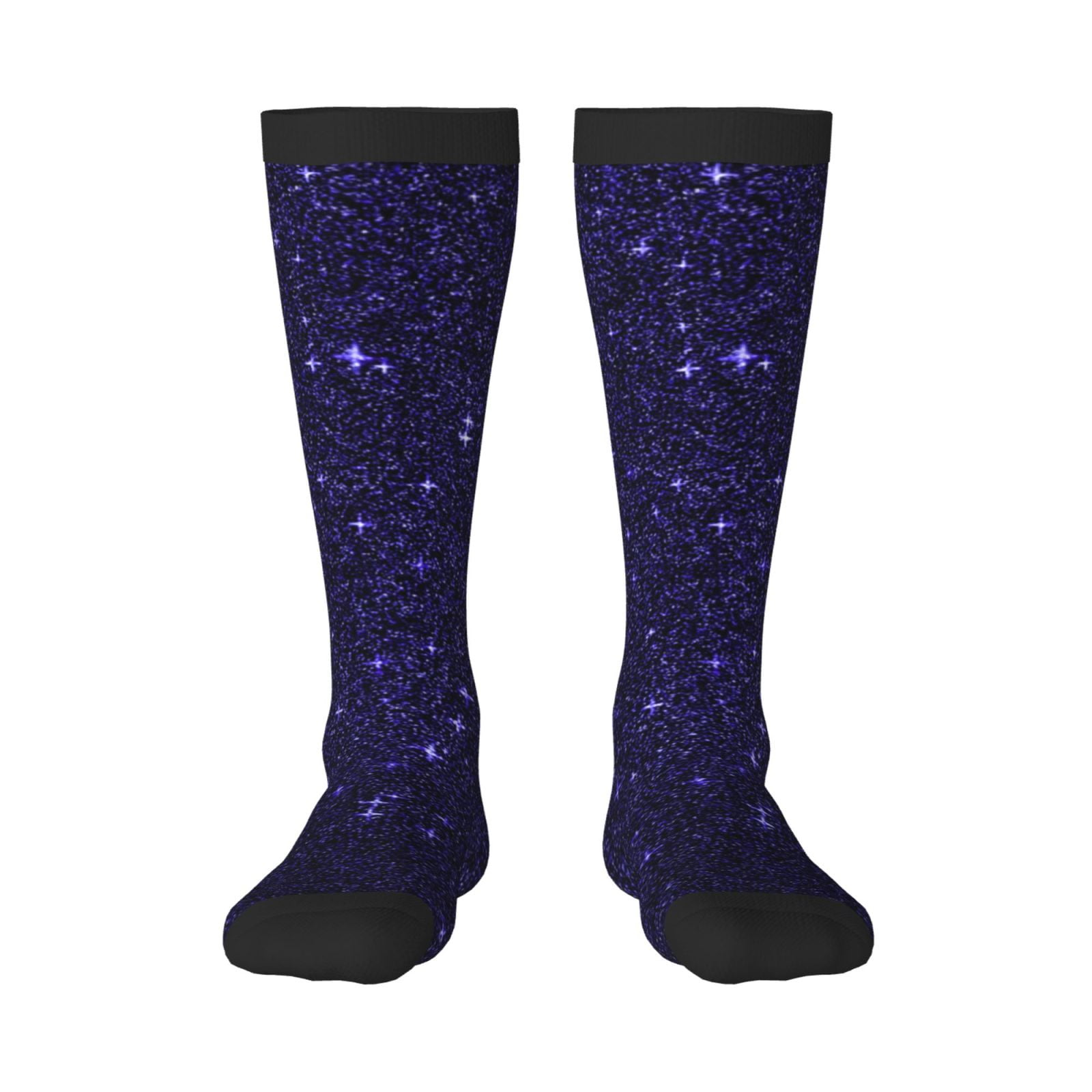 Logiee Glittering Purple Starfield Print Gift Stocking Stuffers,Adult ...