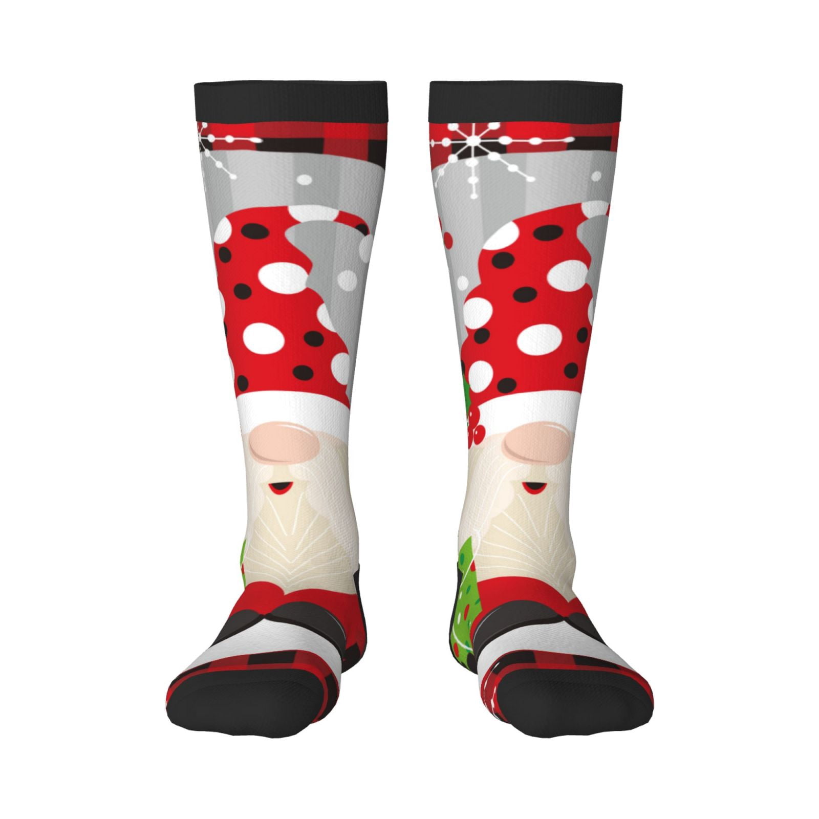 Logiee Gnome And Buffalo Plaid Print Gift Stocking Stuffers,Adult ...