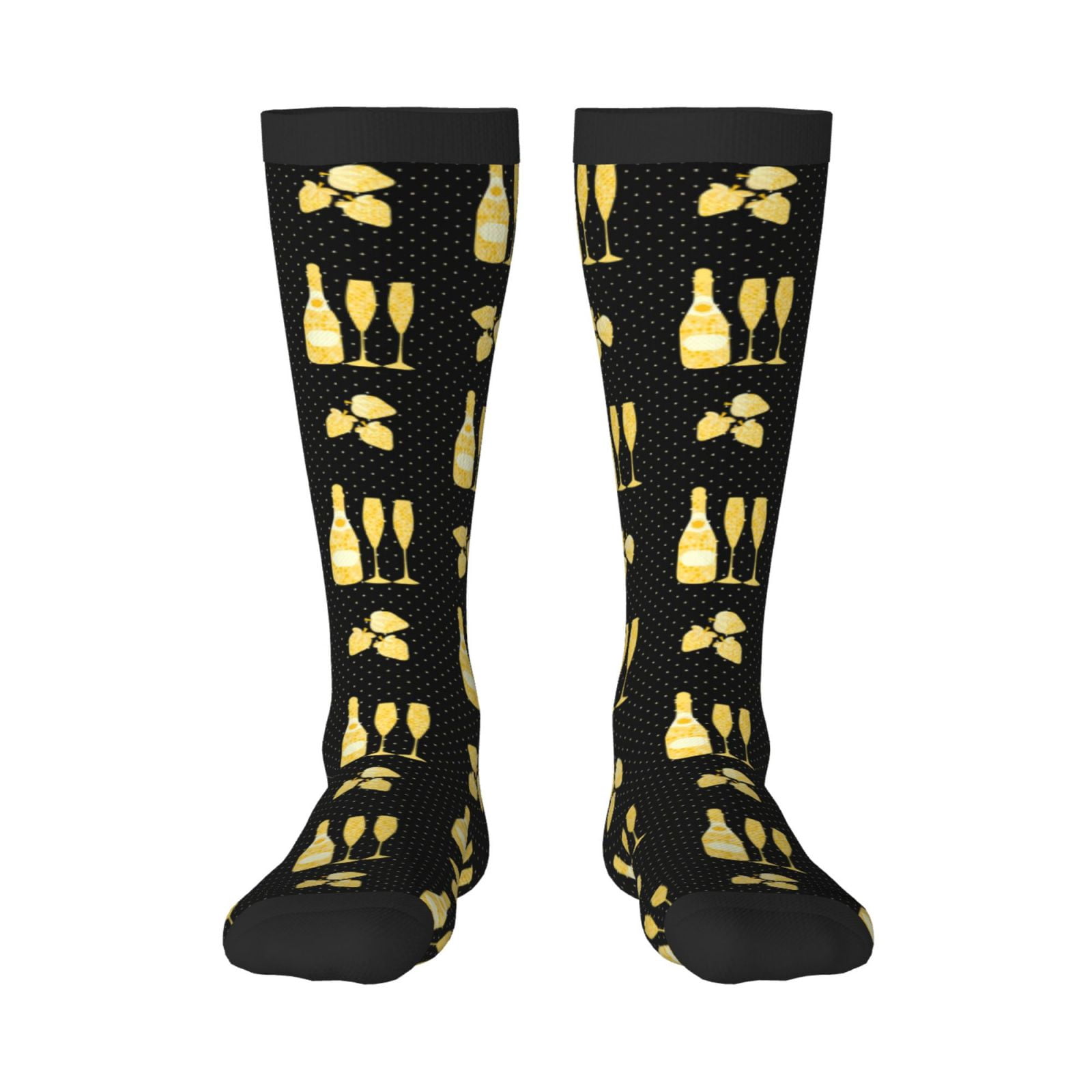 Logiee Gold Bottles Print Gift Stocking Stuffers,Adult Stockings ...