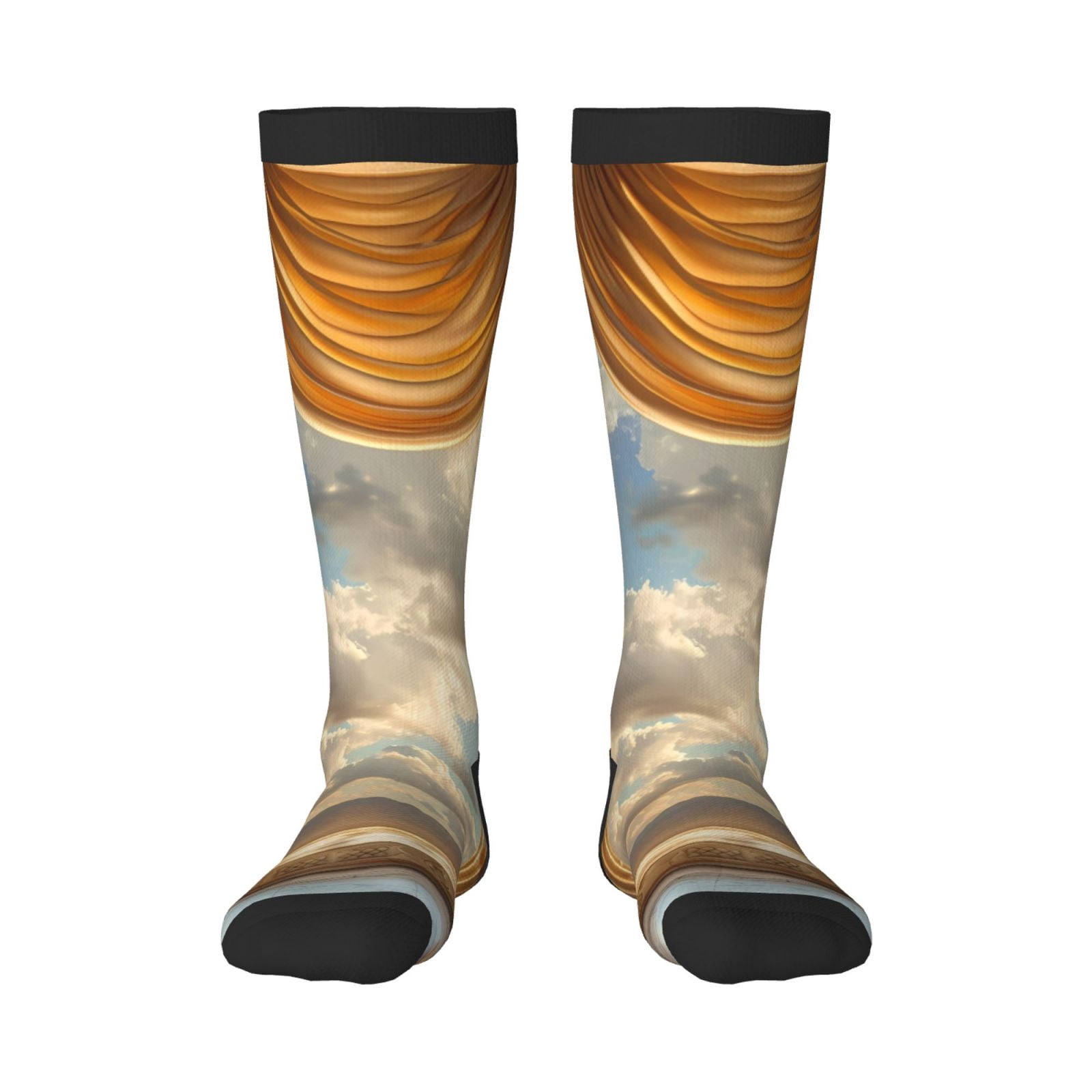 Logiee Golden Drapes Pillars Clouds Print Gift Stocking Stuffers,Adult ...
