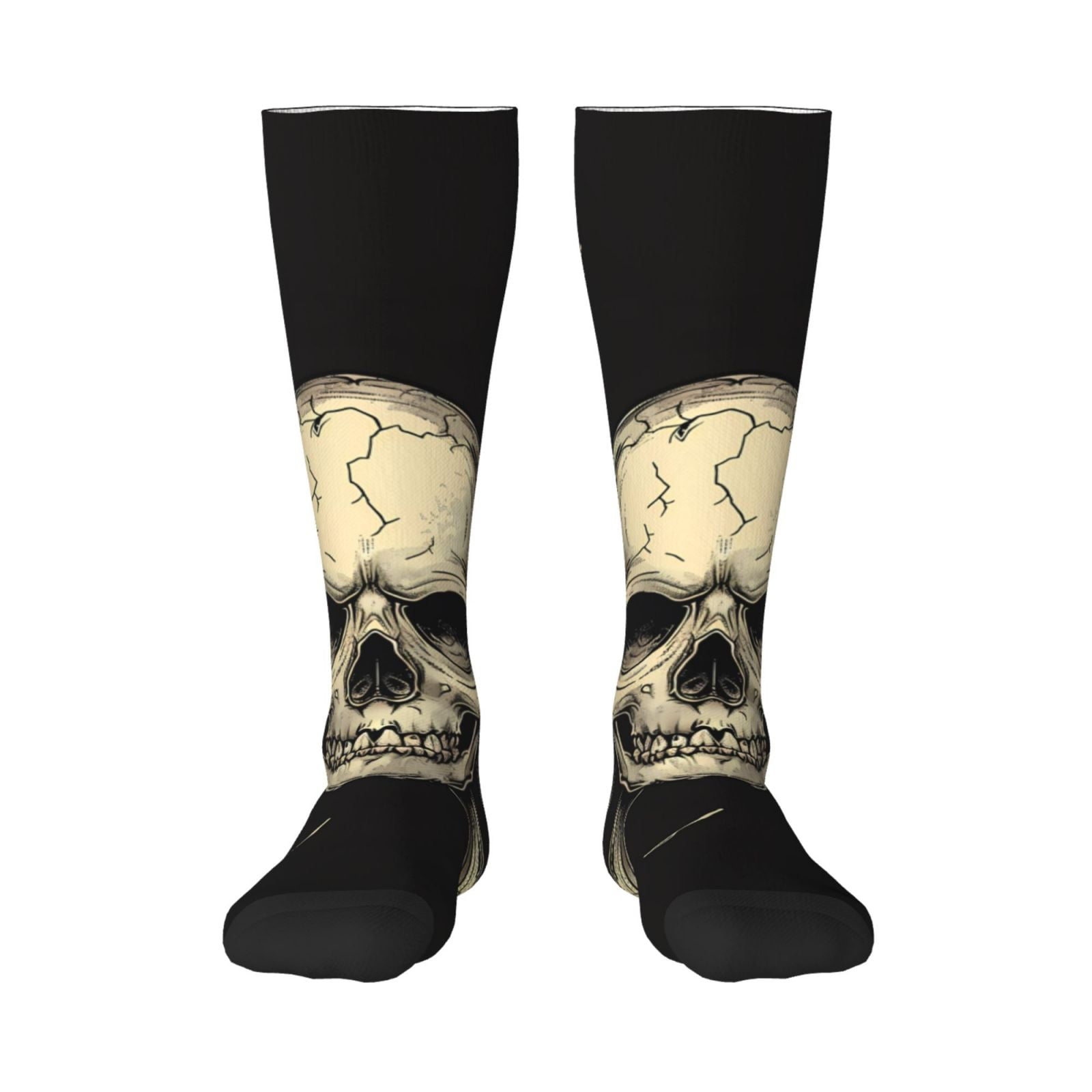 Logiee Gothic Winged Skull Print Gift Stocking Stuffers,Adult Stockings ...