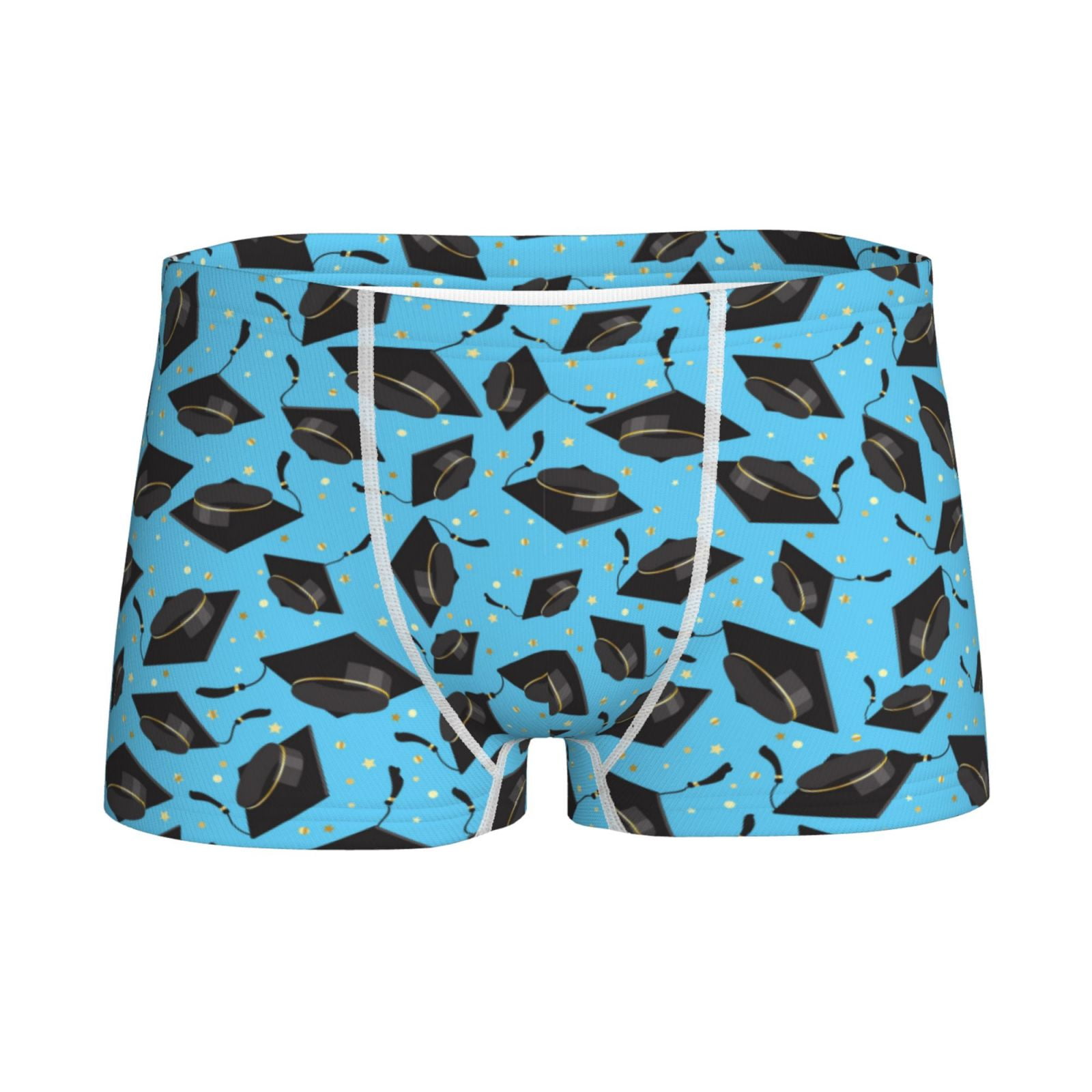 Logiee Graduation Hats2 Print Boys' Boxer Briefs,Tween Boy Underwear-XX ...