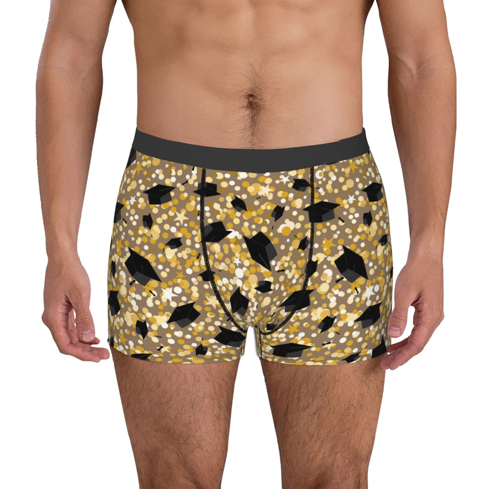 Logiee Graduation Hats3 Print Mens Boxer Briefs,Boxer Briefs for Men ...