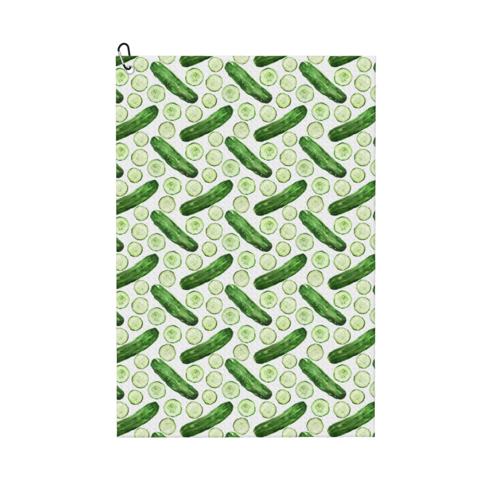 Logiee Green Cucumber1 Print Golf Towels,16" x 24" Portable Golf Towel ...