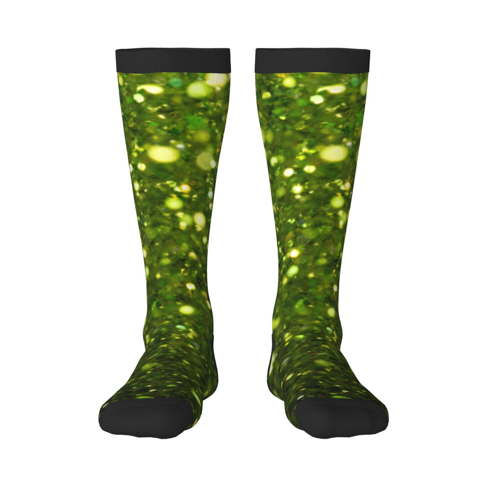 Logiee Green Glitter Sparkle Print Gift Stocking Stuffers,Adult ...