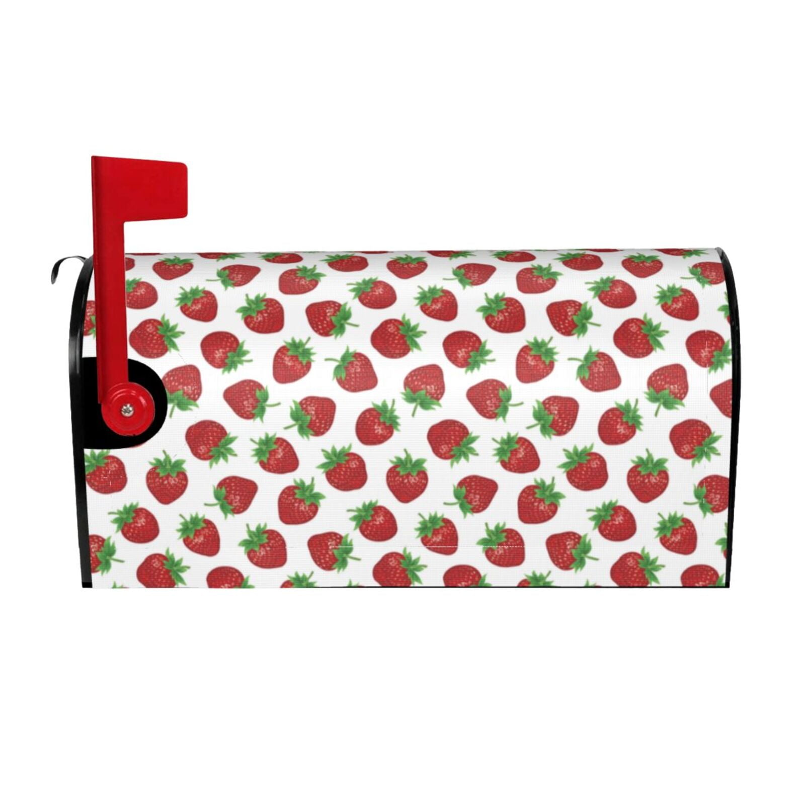 Logiee Hand Drawn Strawberry Print Post Letter Box Wrap Decor, Mailbox ...