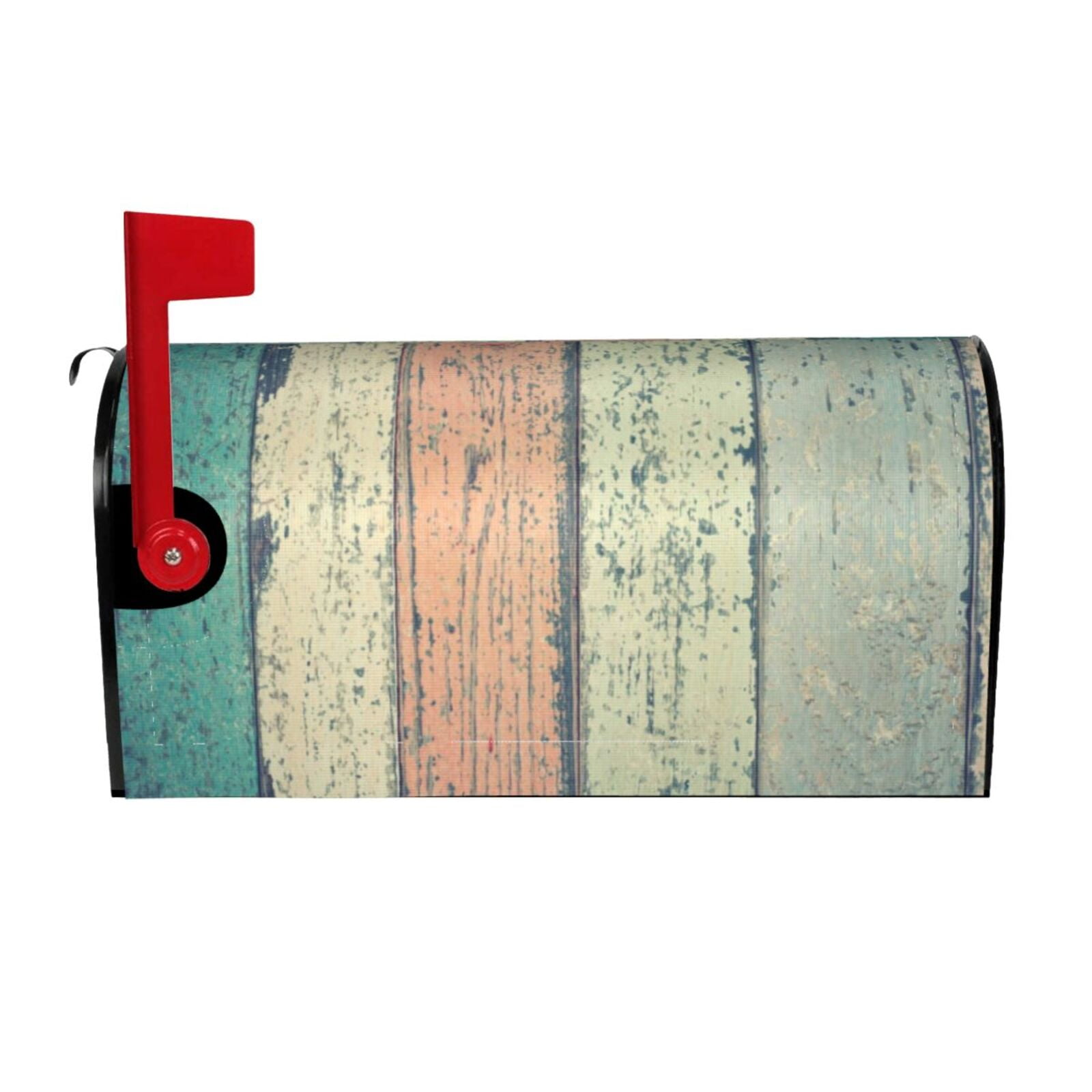 Logiee Hardwood Print Post Letter Box Wrap Decor, Mailbox Cover ...