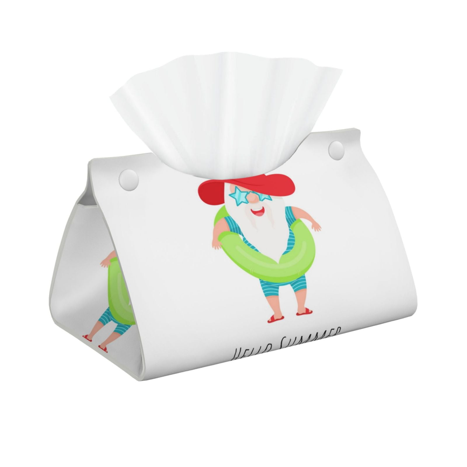 Logiee Hello Summer Gnome 2 Print Tissue Box Cover,Stylish Tissue Box ...