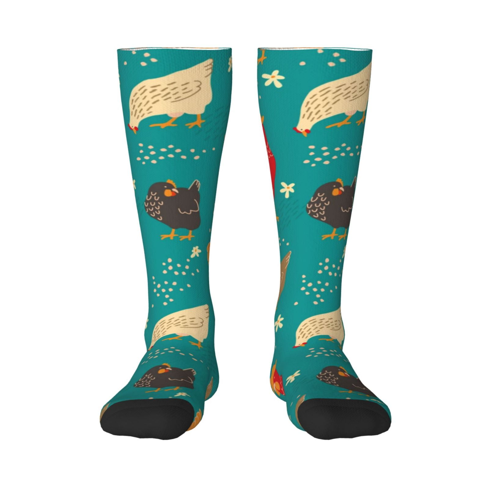 Logiee Hens And Rooster Print Gift Stocking Stuffers,Adult Stockings ...