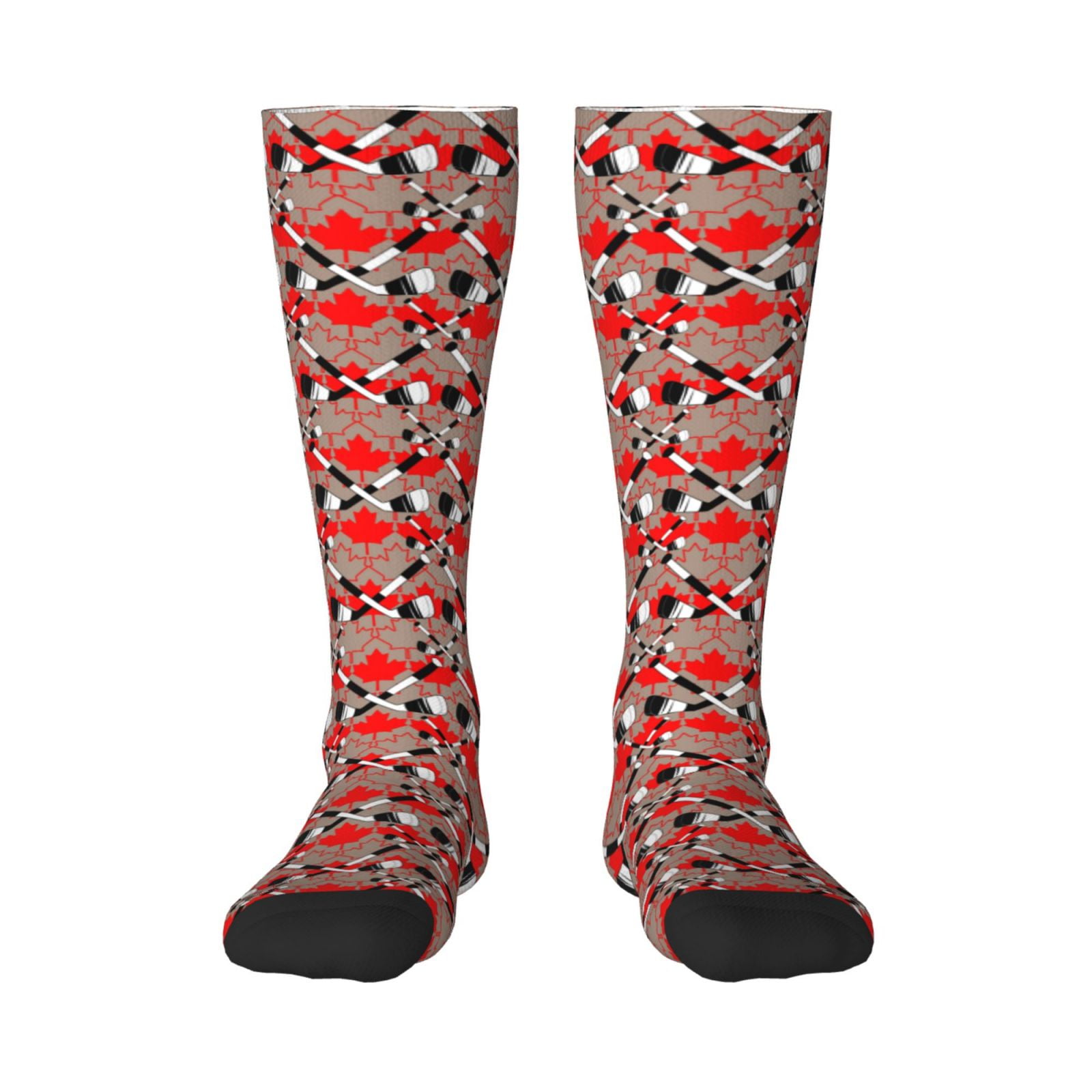 Logiee Hockey With Maple Leaves Print Gift Stocking Stuffers,Adult ...