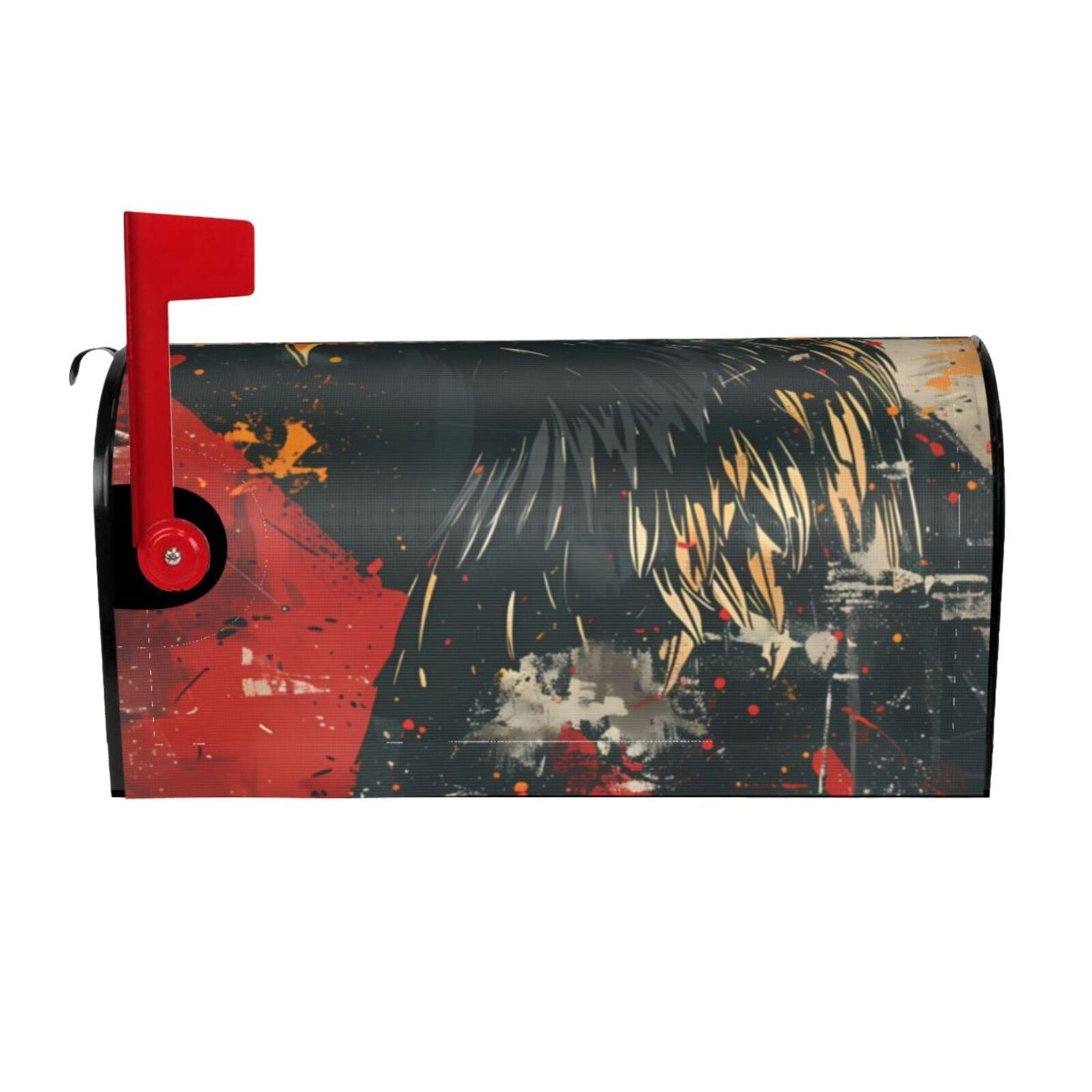 Logiee Ink Style Bald Eagle Print Post Letter Box Wrap Decor, Mailbox ...