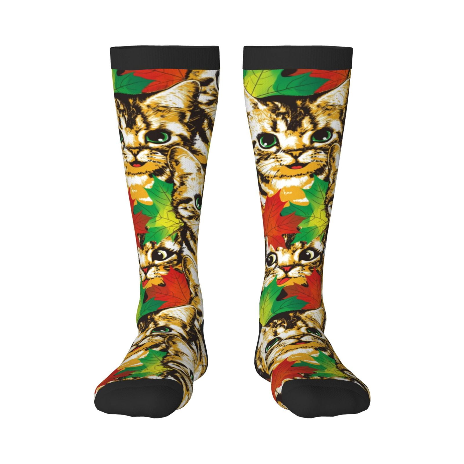 Logiee Kittens With Maple Leaves Print Gift Stocking Stuffers,Adult ...