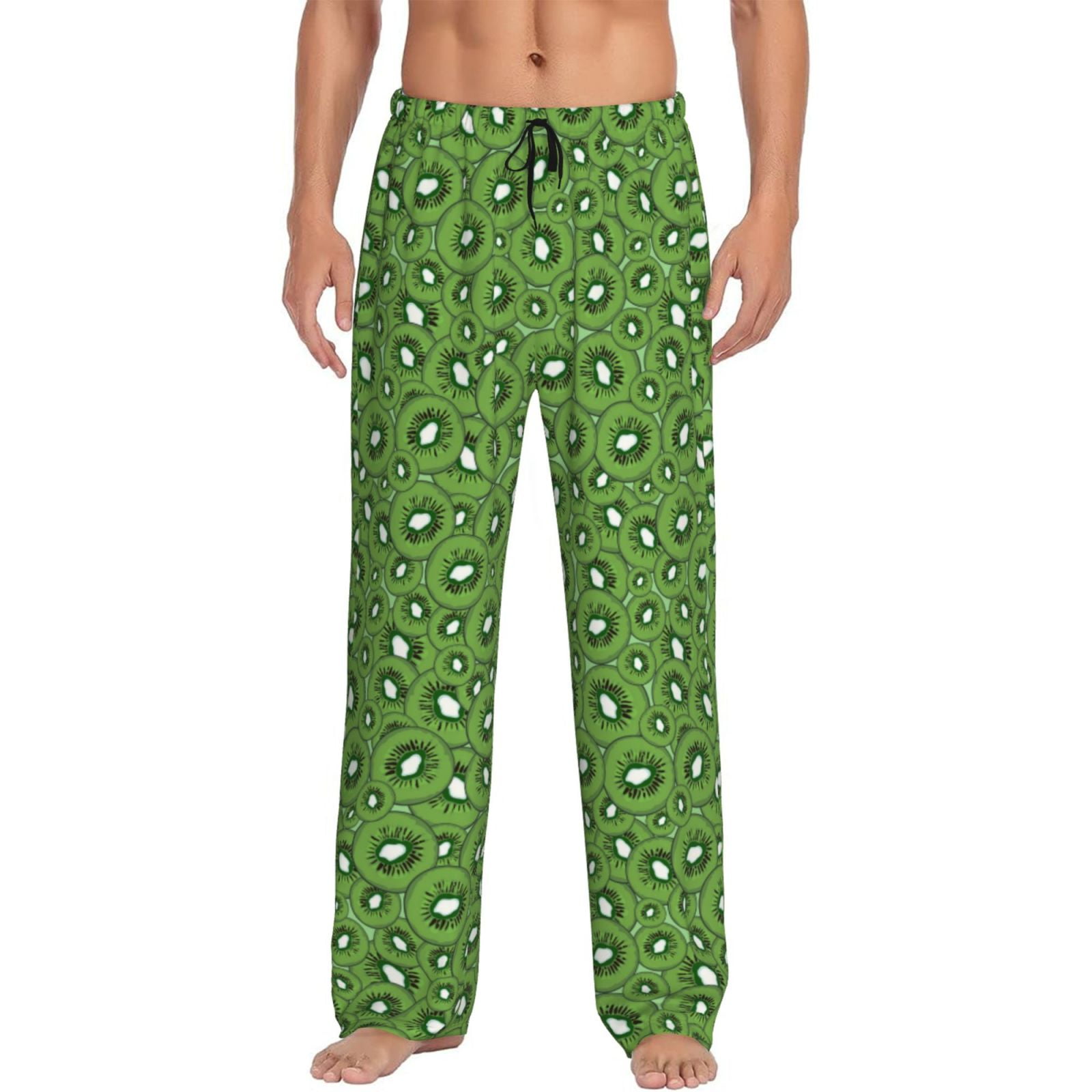 Logiee Kiwi Fruit Print Pajama Pants for Men,Men’s Pajama Bottoms,Mens ...