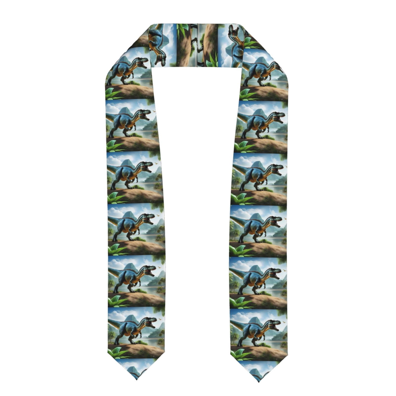 Logiee Lake Forest Dinosaur A Print Unisex Adult Graduation Stole Shawl ...