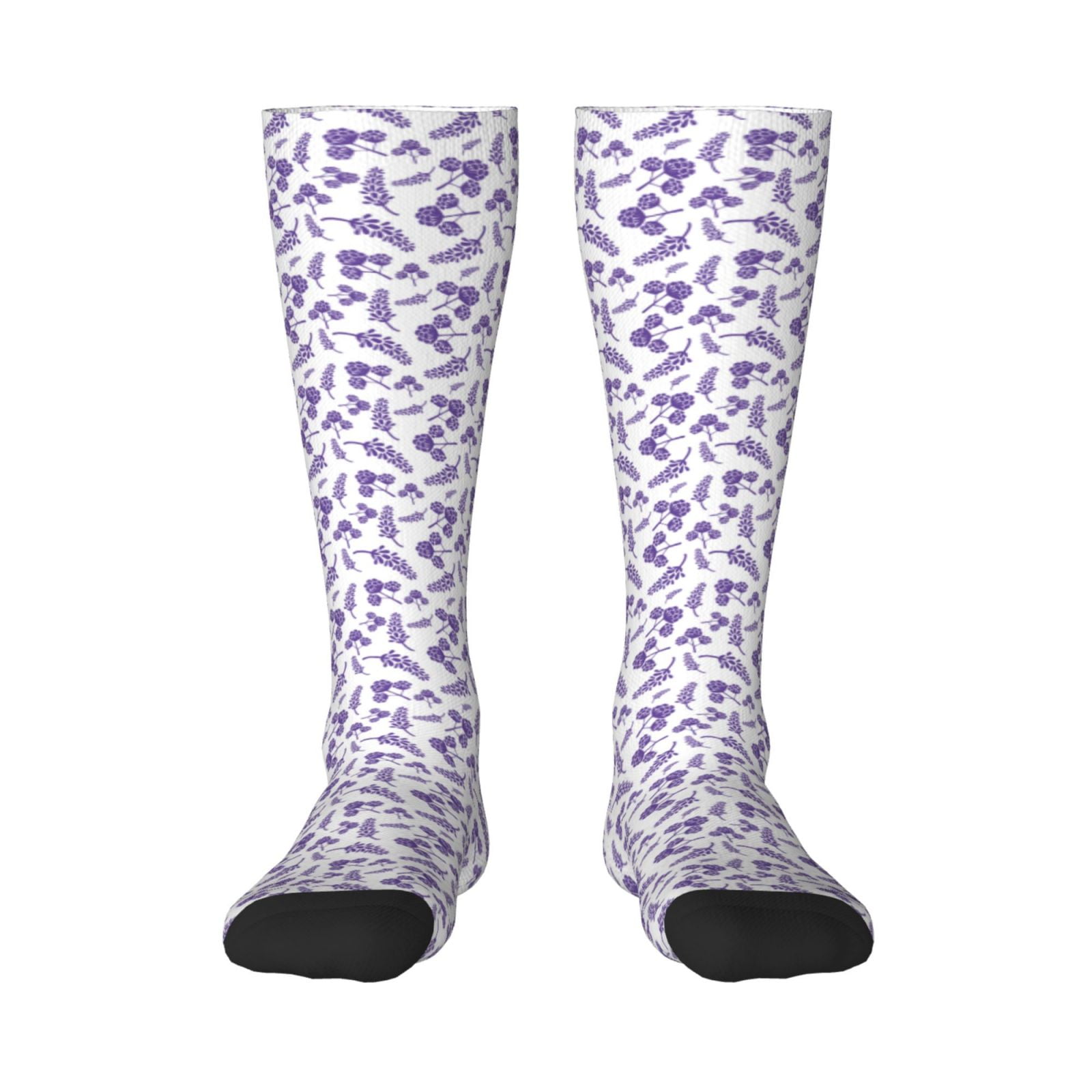 Logiee Lavender Flowers Print Gift Stocking Stuffers,Adult Stockings ...