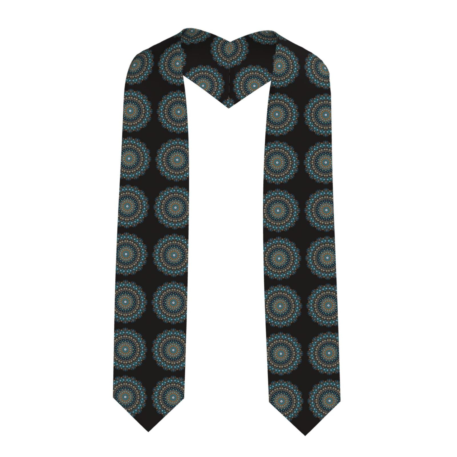 Logiee Mandala Print Unisex Adult Graduation Stole Shawl 72" Long for ...