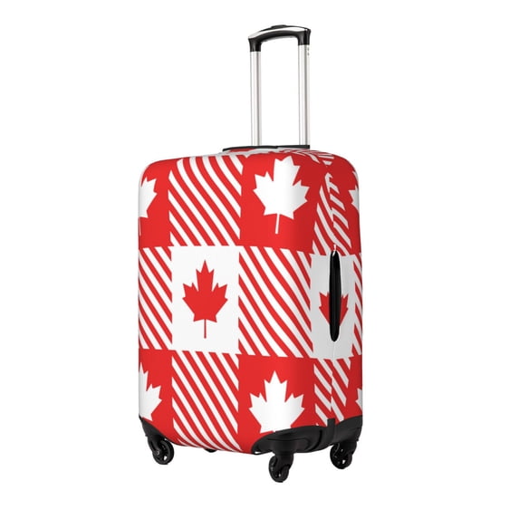 Logiee Maple Leaves1 Print Travel Luggage Cover,Suitcase Protector ...