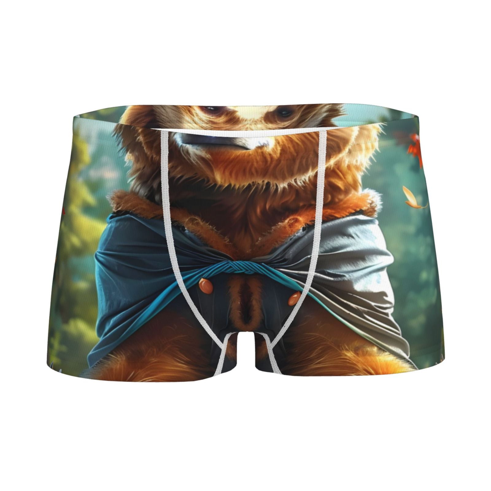 Logiee Maple Meditating Bear Print Boys' Boxer Briefs,Tween Boy ...