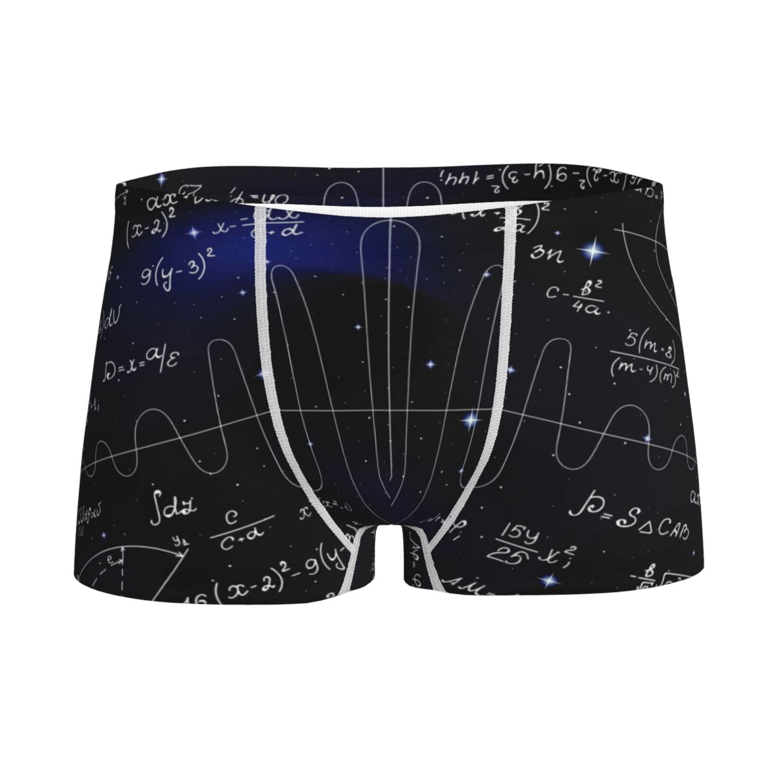 Logiee Mathematica Science Print Boys' Boxer Briefs,Tween Boy Underwear- - Walmart.com