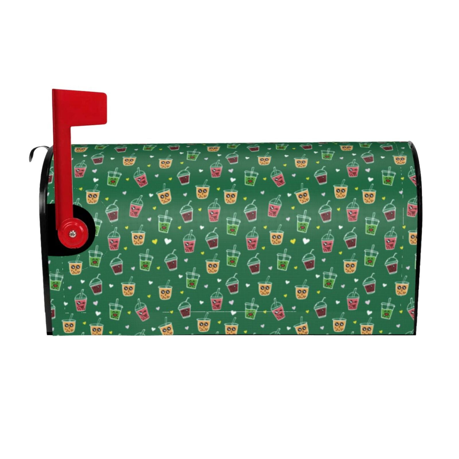 Logiee Milk Tea Print Post Letter Box Wrap Decor, Mailbox Cover ...