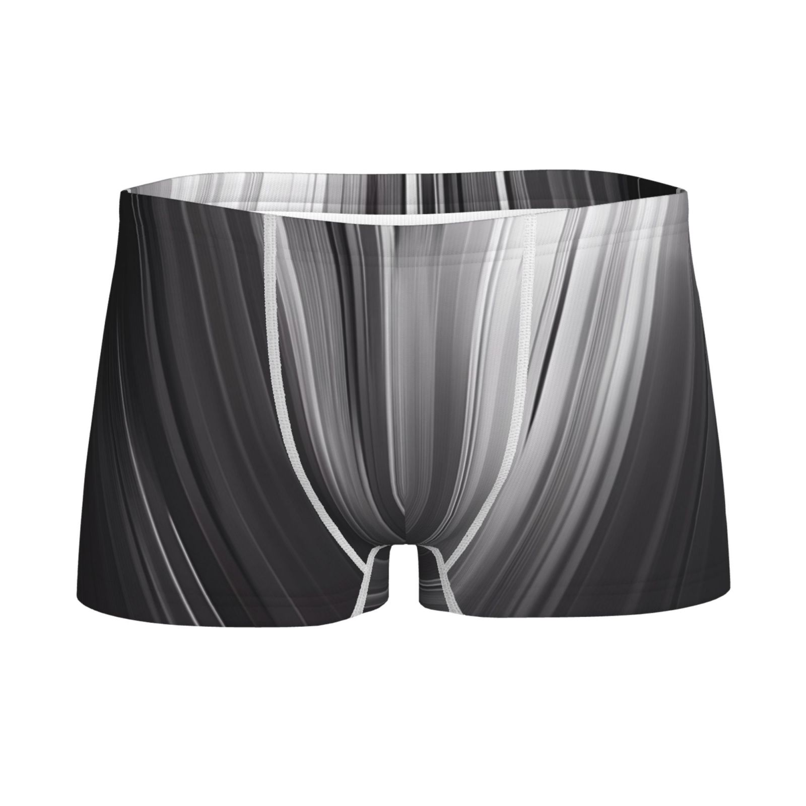 Logiee Monochrome Abstract Lines Print Boys' Boxer Briefs,Tween Boy ...