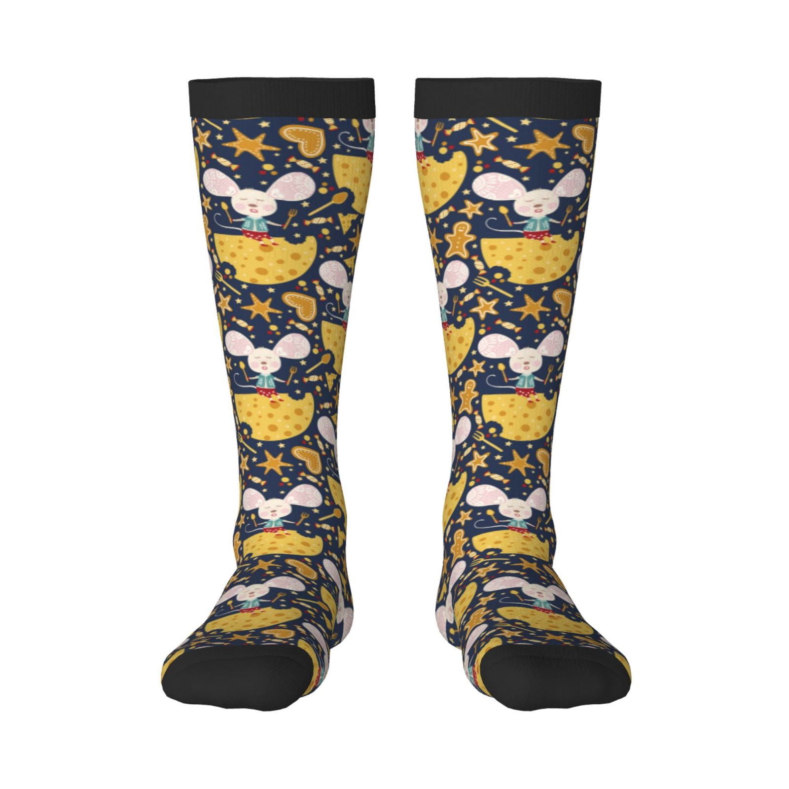 Logiee Mouse Cheese Print Gift Stocking Stuffers,Adult Stockings ...