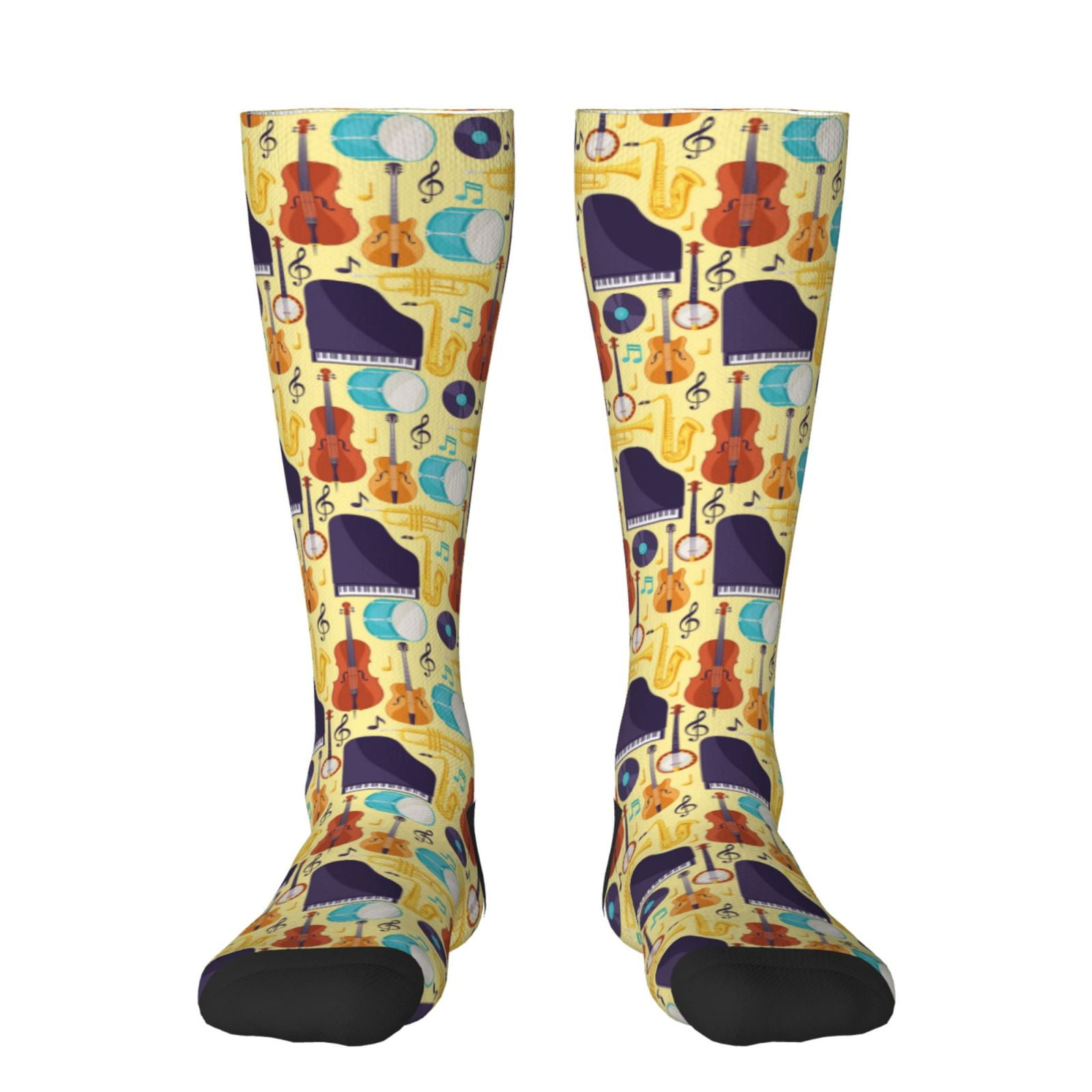 Logiee Musical Instruments Print Gift Stocking Stuffers,Adult Stockings ...