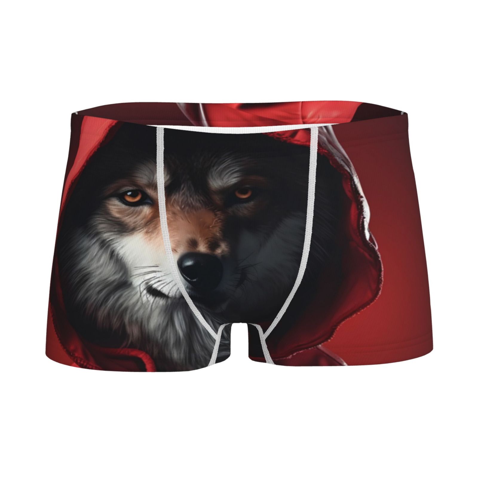 Logiee Mysterious Hooded Wolf Print Boys' Boxer Briefs,Tween Boy ...