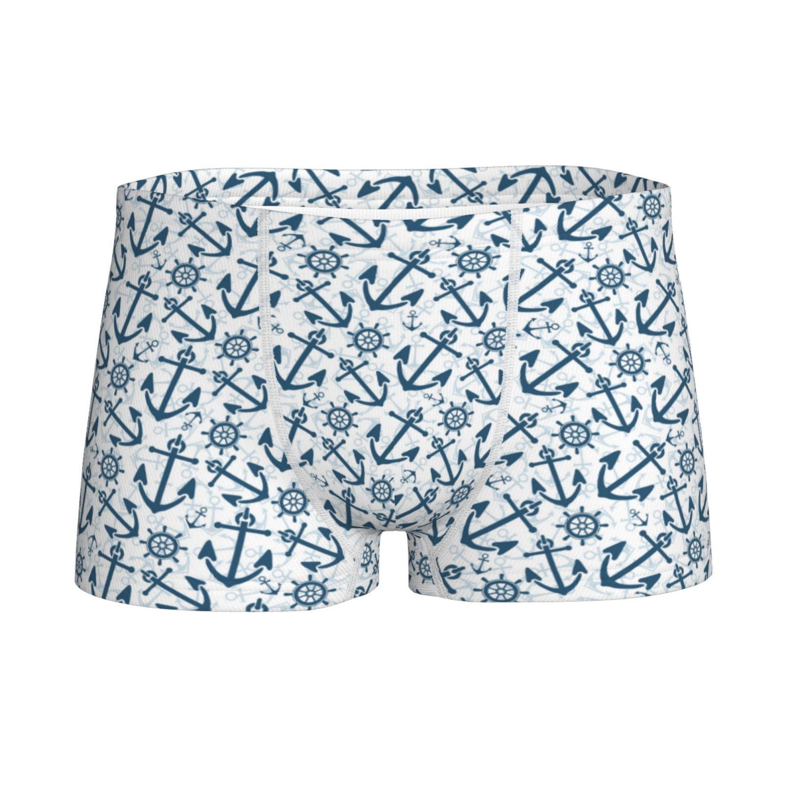 Logiee Nautical Theme Anchors Print Boys' Boxer Briefs,Tween Boy ...