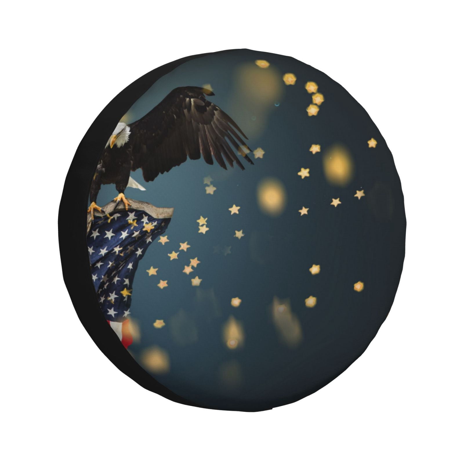 Logiee North American Bald Eagle Print Spare Tire Cover, Universal ...