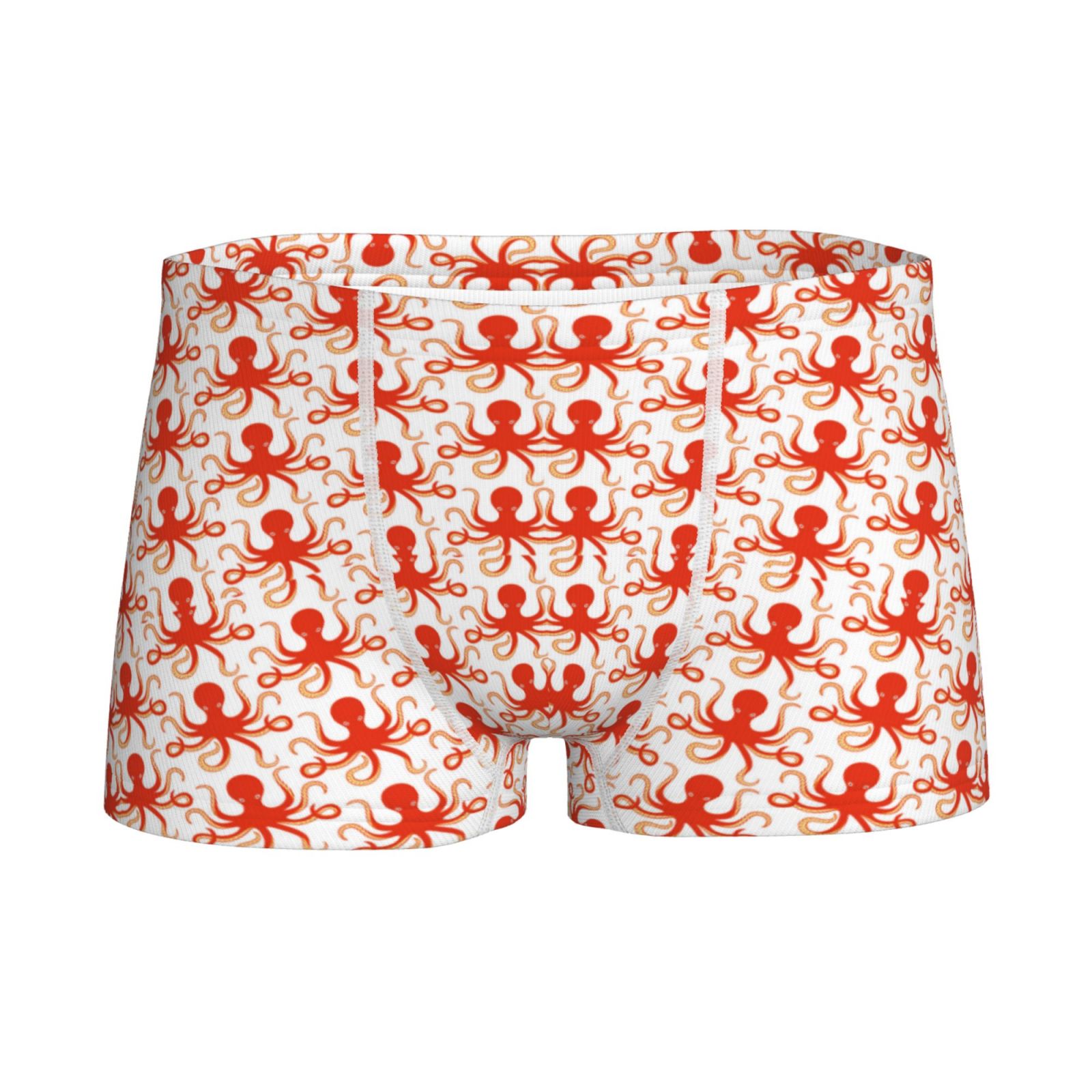 Logiee Octopuses1 Print Boys' Boxer Briefs,Tween Boy Underwear-Small ...