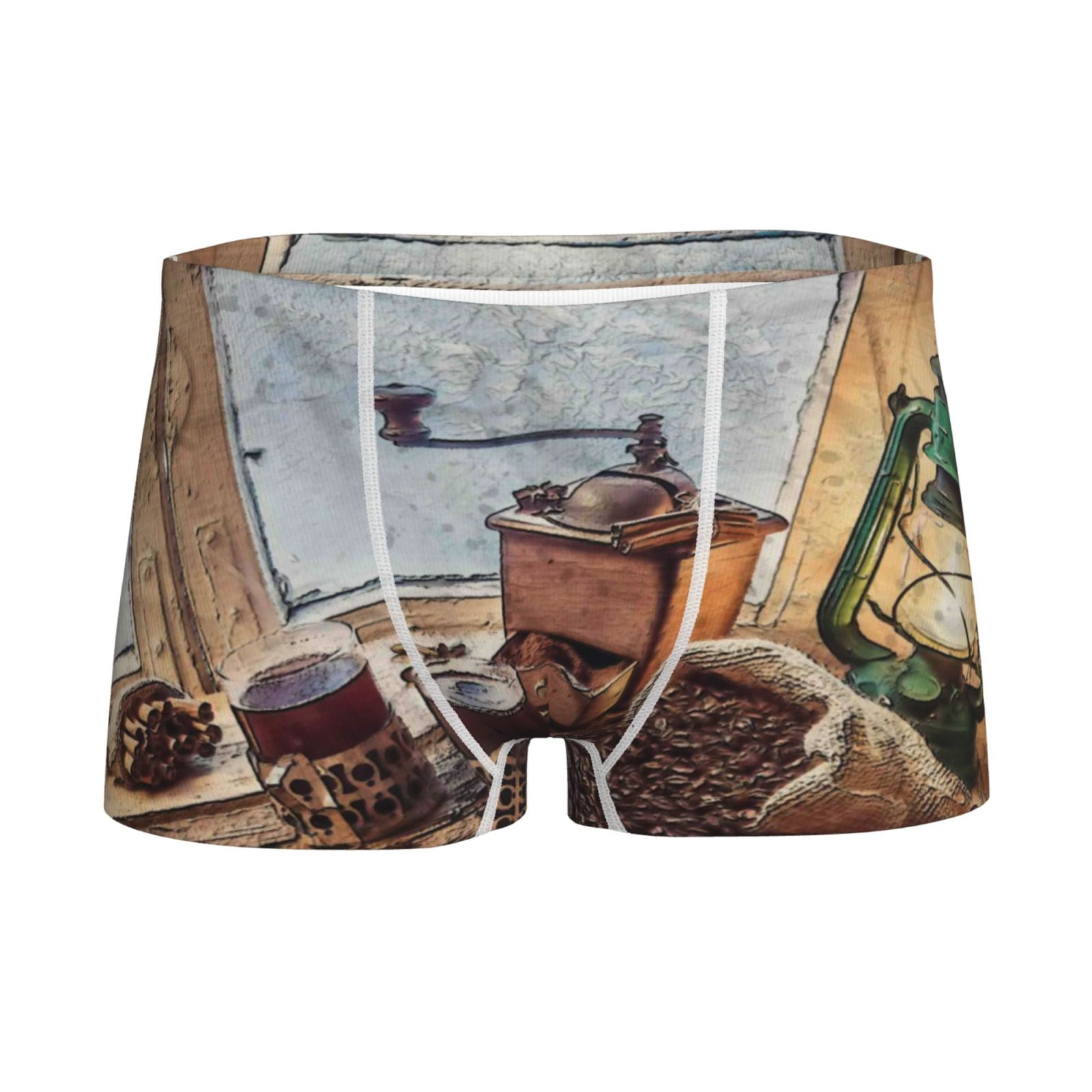 Logiee Oil Lamp Coffee Beans Print Boys' Boxer Briefs,Tween Boy ...