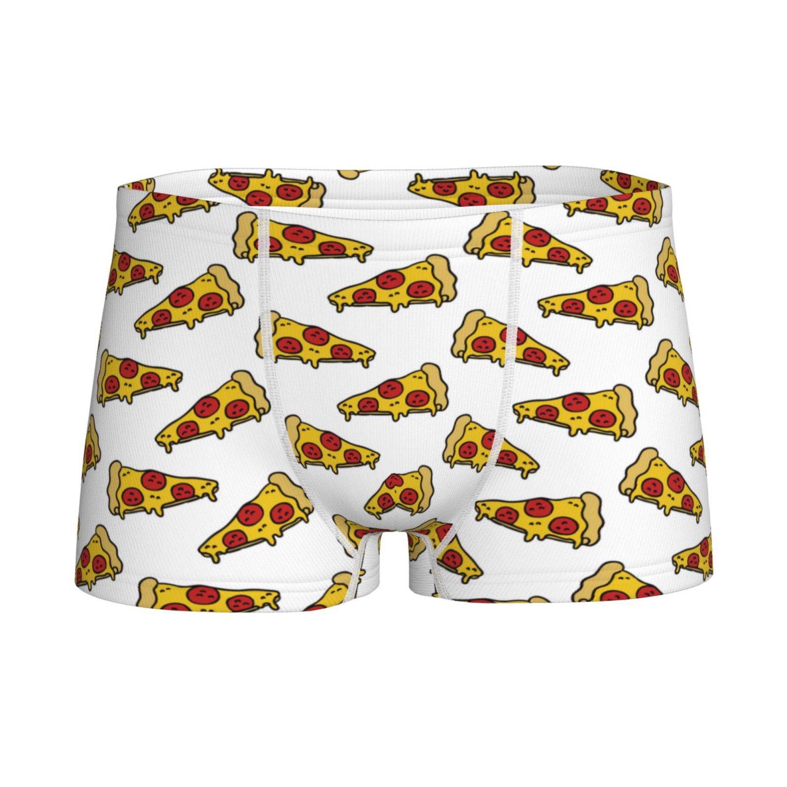 Logiee Pizza Print Boys' Boxer Briefs,Tween Boy Underwear-Small ...