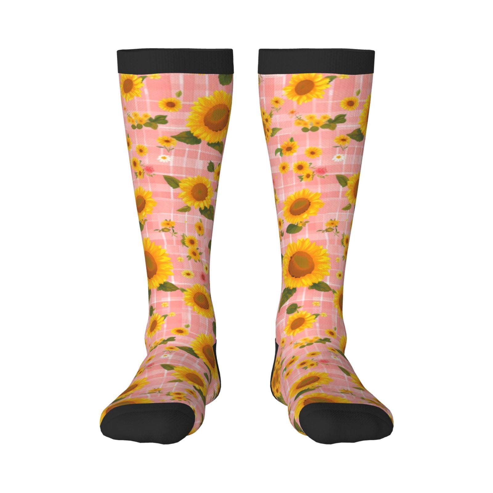 Logiee Plaid Sunflower Print Gift Stocking Stuffers,Adult Stockings ...