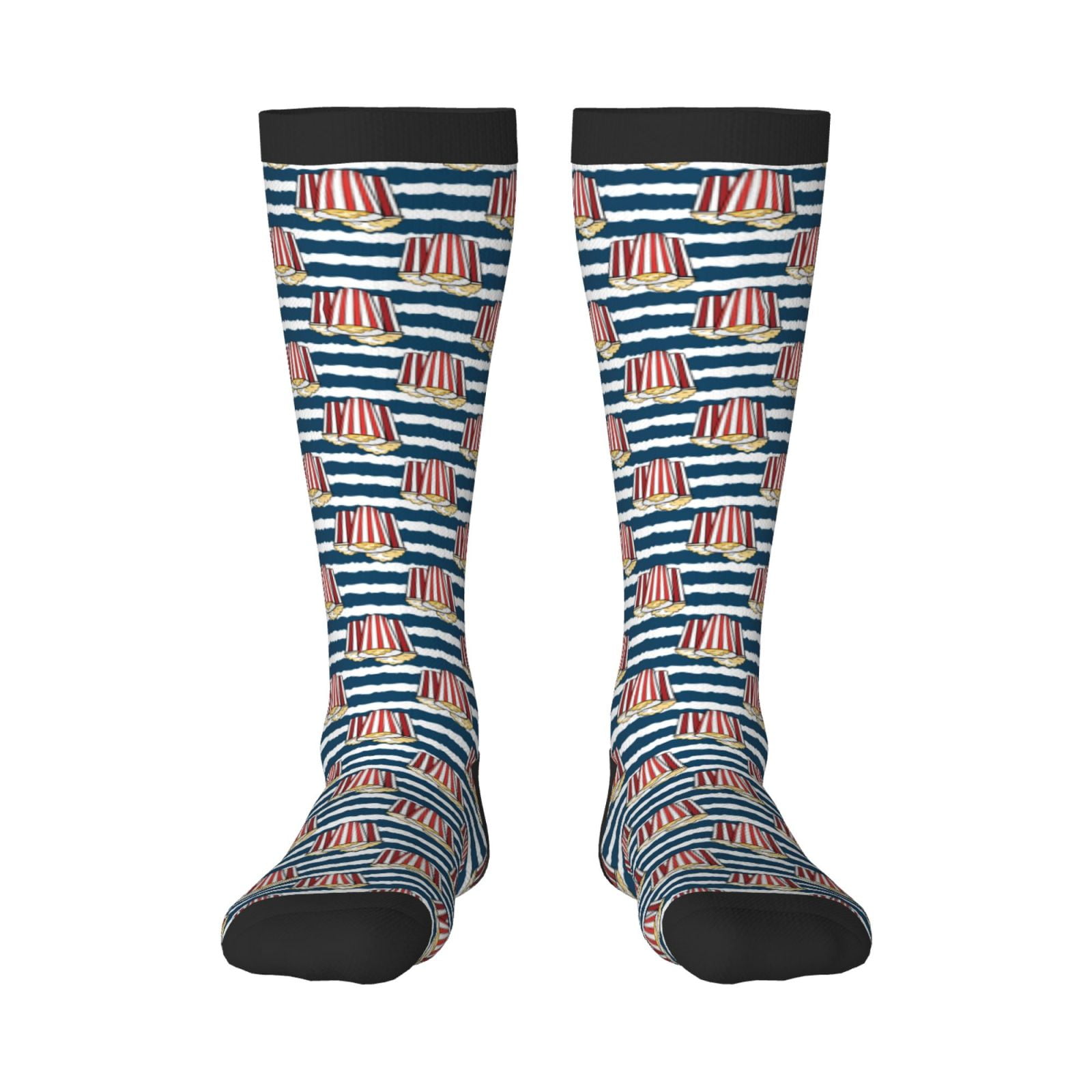 Logiee Popcorn On Blue Lines Print Gift Stocking Stuffers,Adult ...