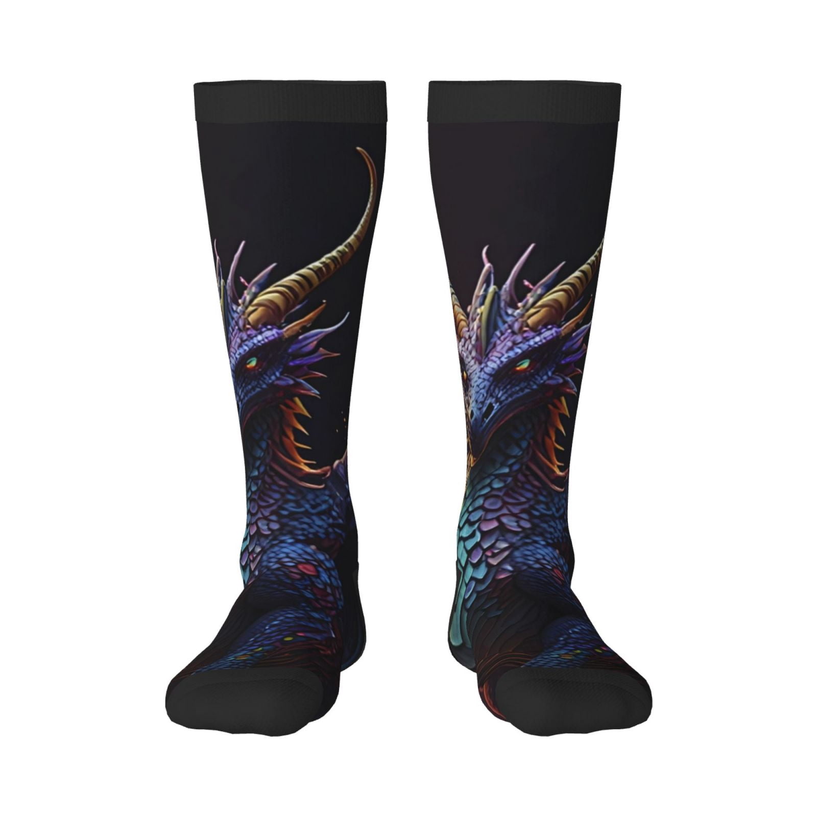 Logiee Rainbow Wings Majestic Dragon Print Gift Stocking Stuffers,Adult ...