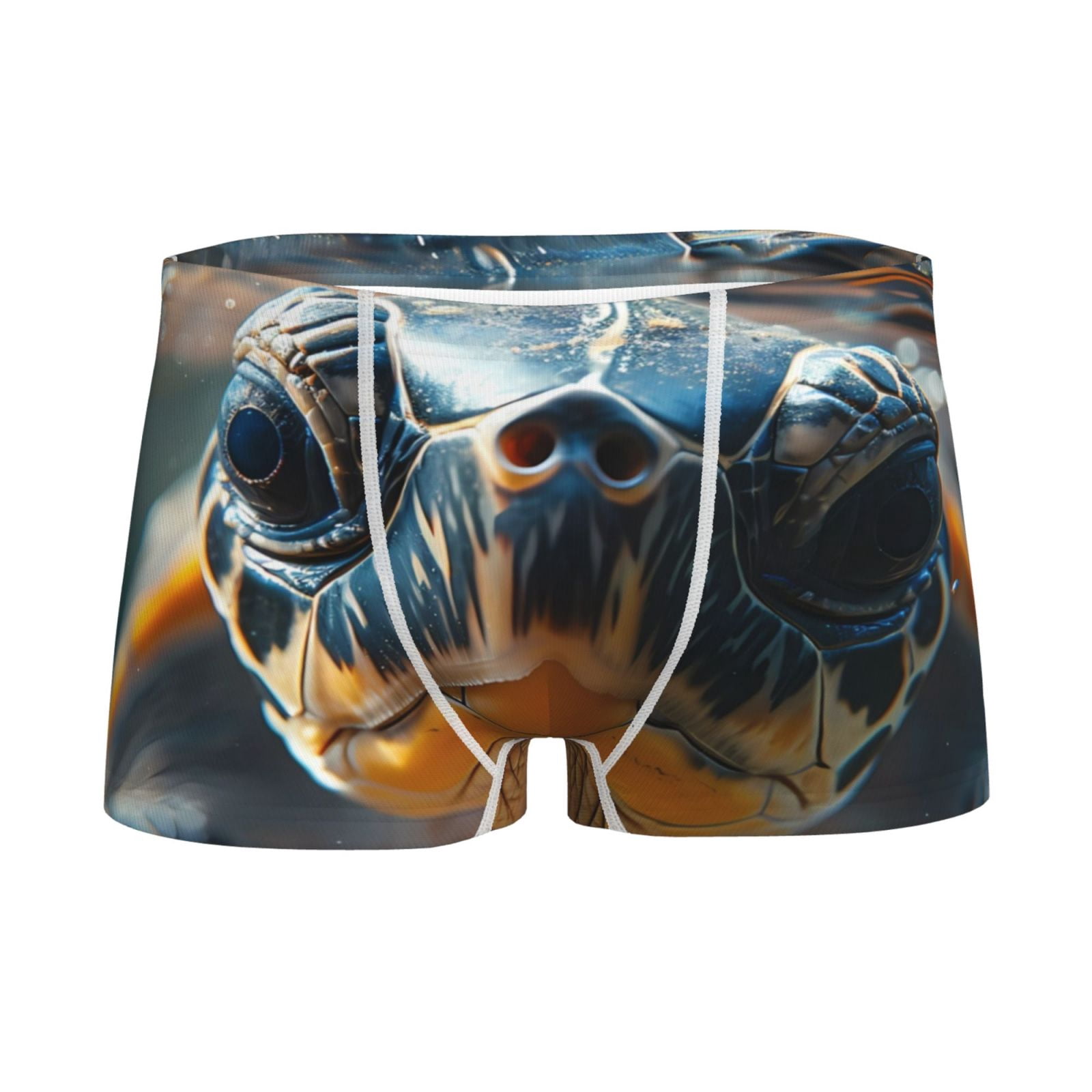 Logiee Realistic Cute Sea Turtle Print Boys' Boxer Briefs,Tween Boy ...