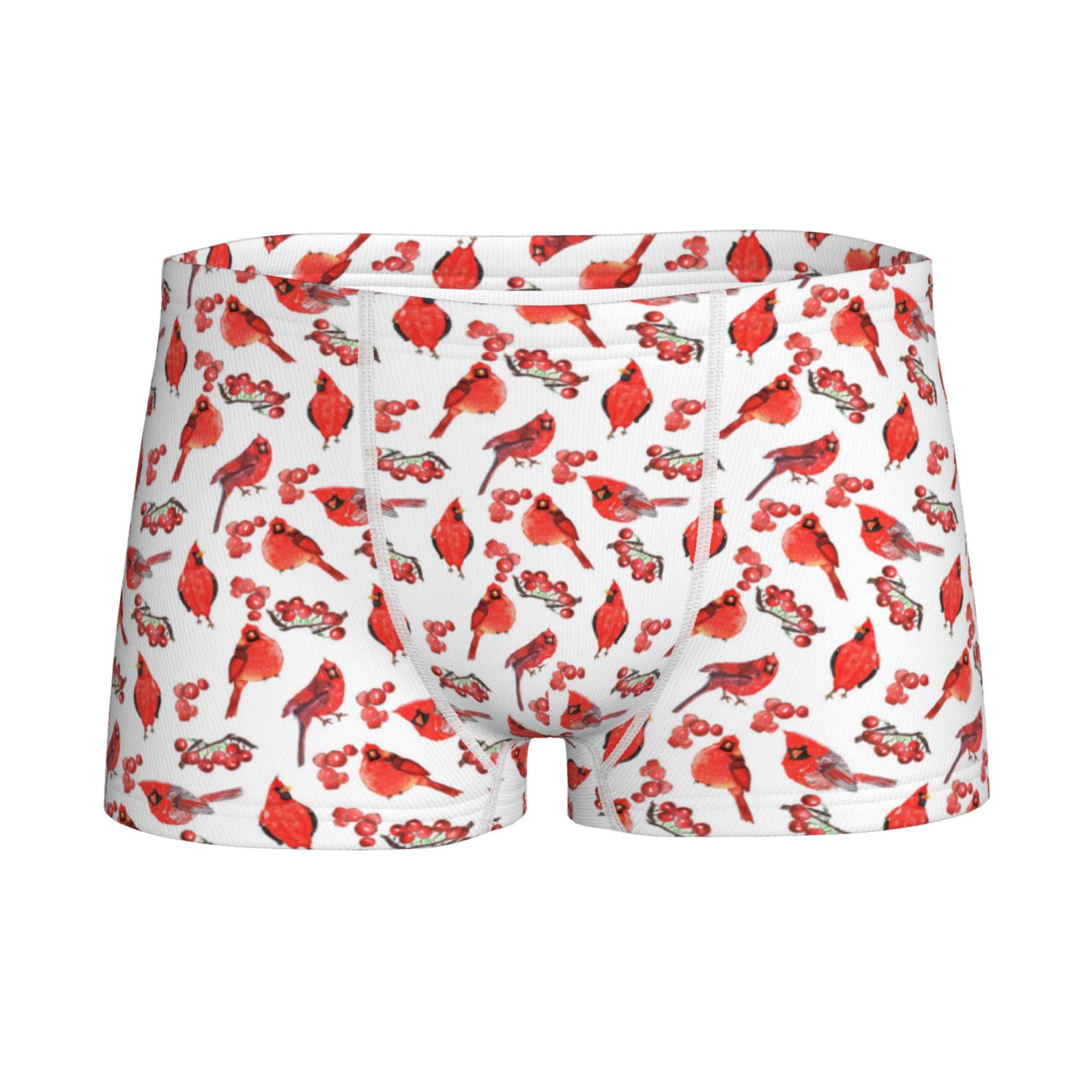 Logiee Red Birds Print Boys' Boxer Briefs,Tween Boy Underwear- - Walmart.com