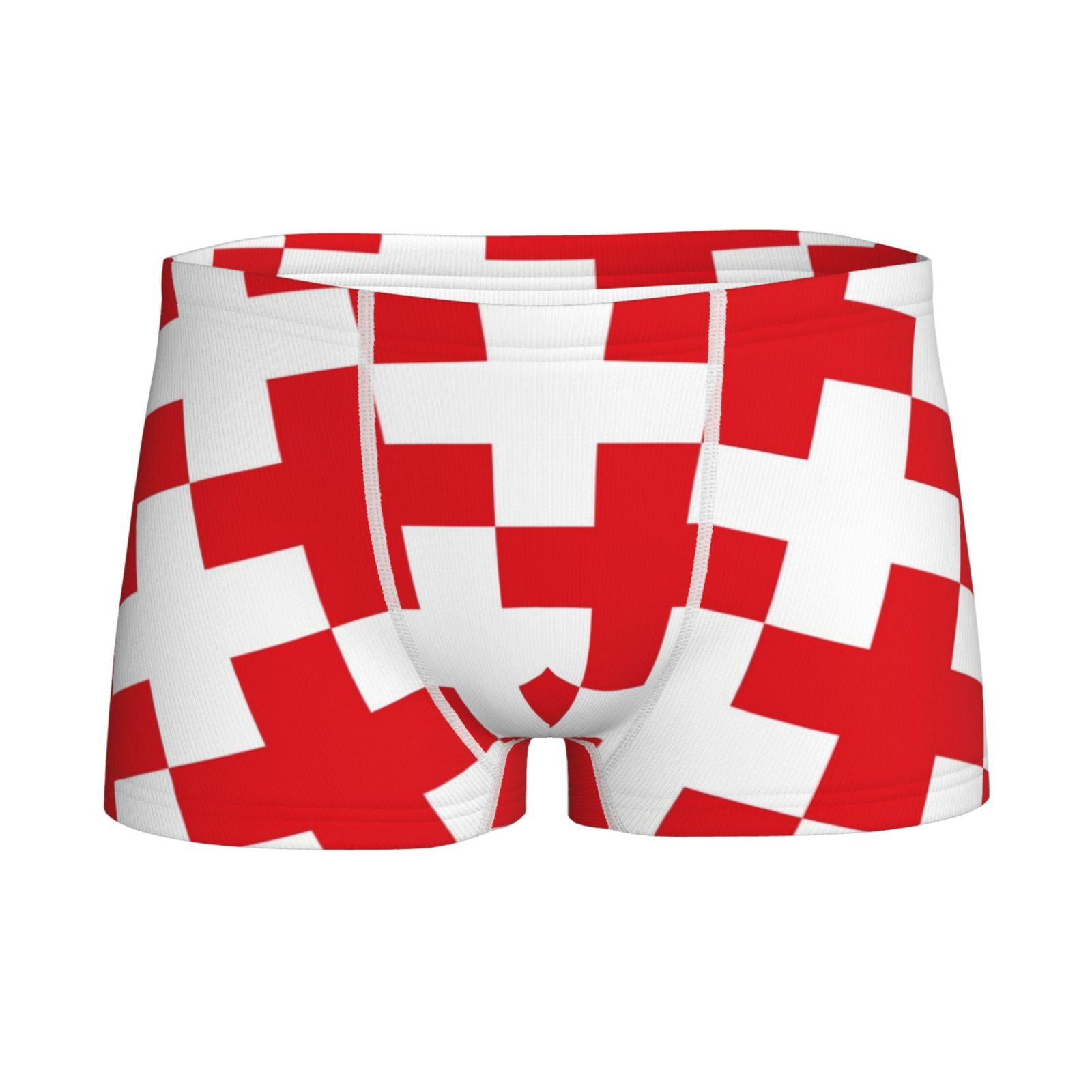 Logiee Red Cross 1 Print Boys' Boxer Briefs,Tween Boy Underwear-XX ...